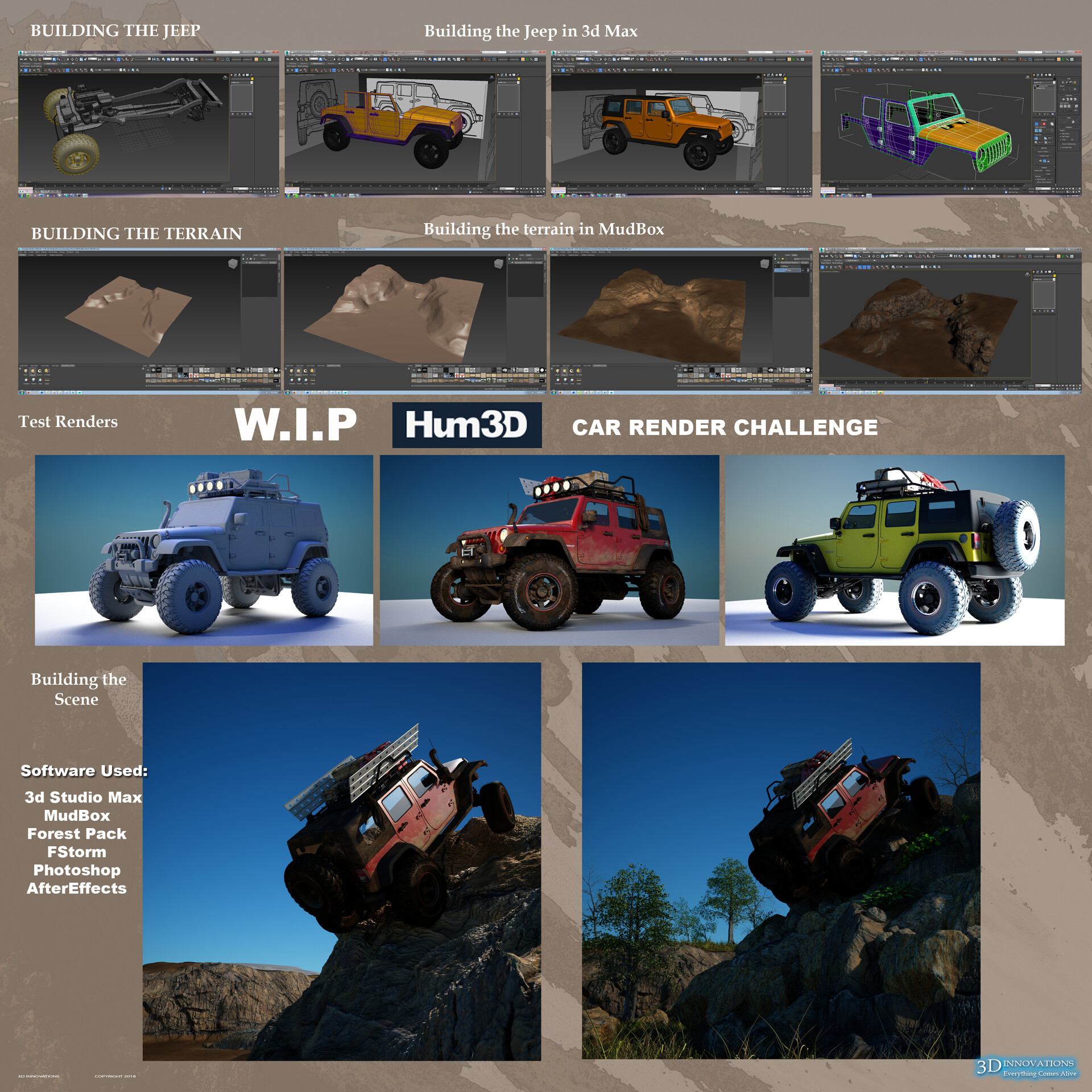 ArtStation - Hum3D challenge 1