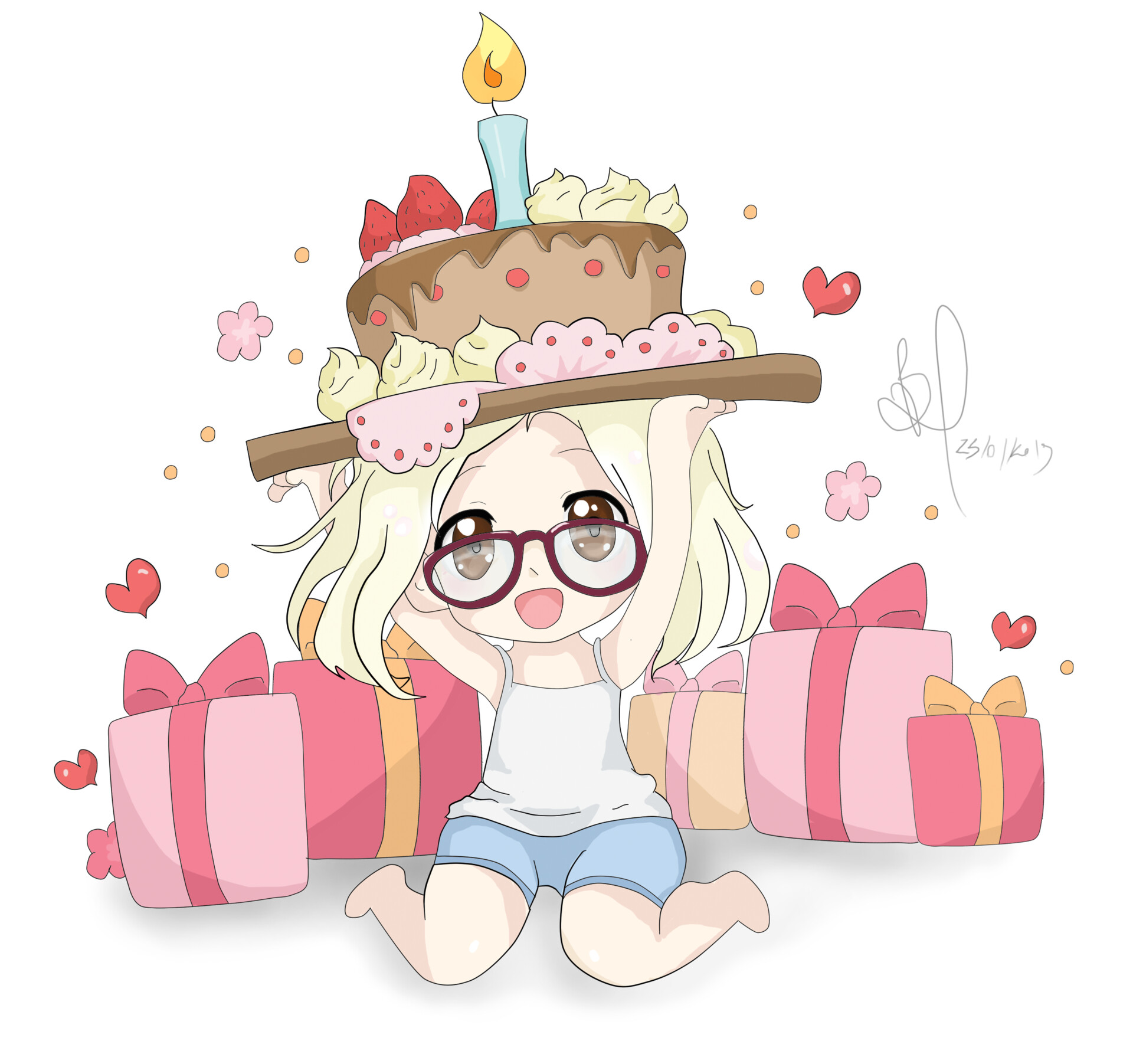 Anime Birthday Party Chibi