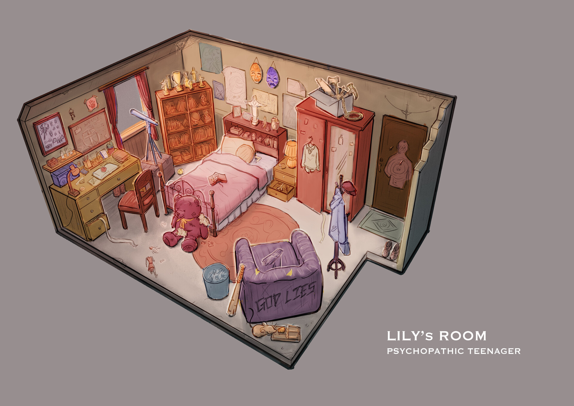 ArtStation - Lily's Room