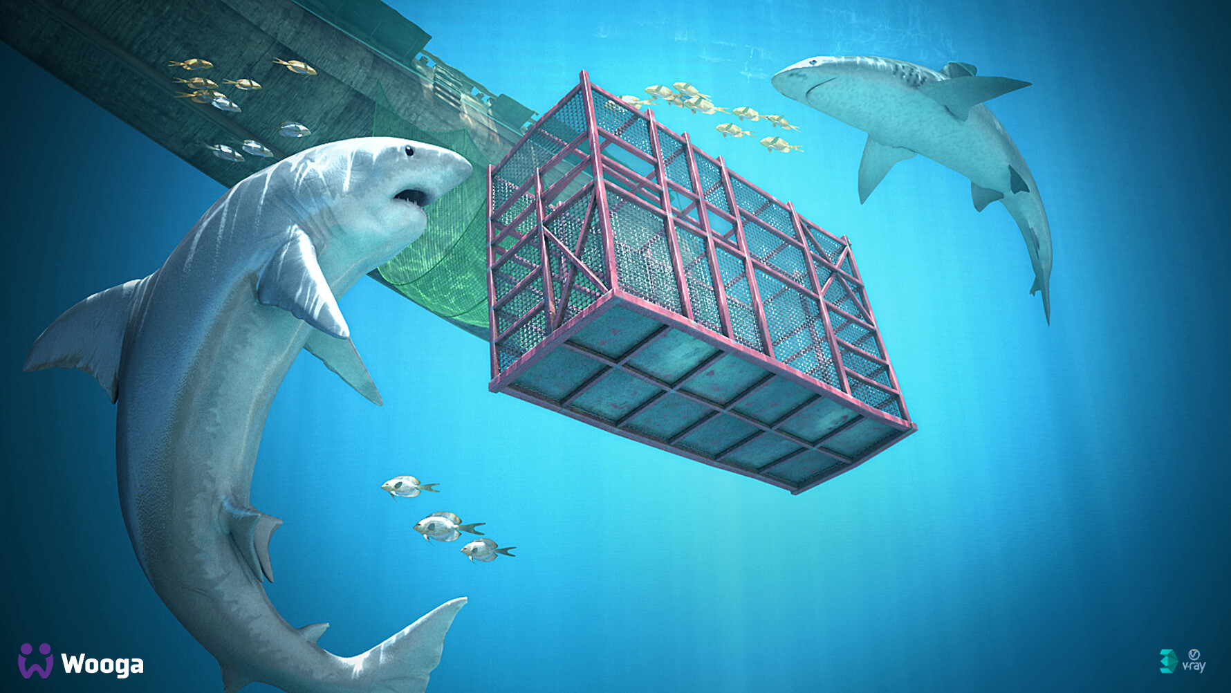 ArtStation - Shark Cage