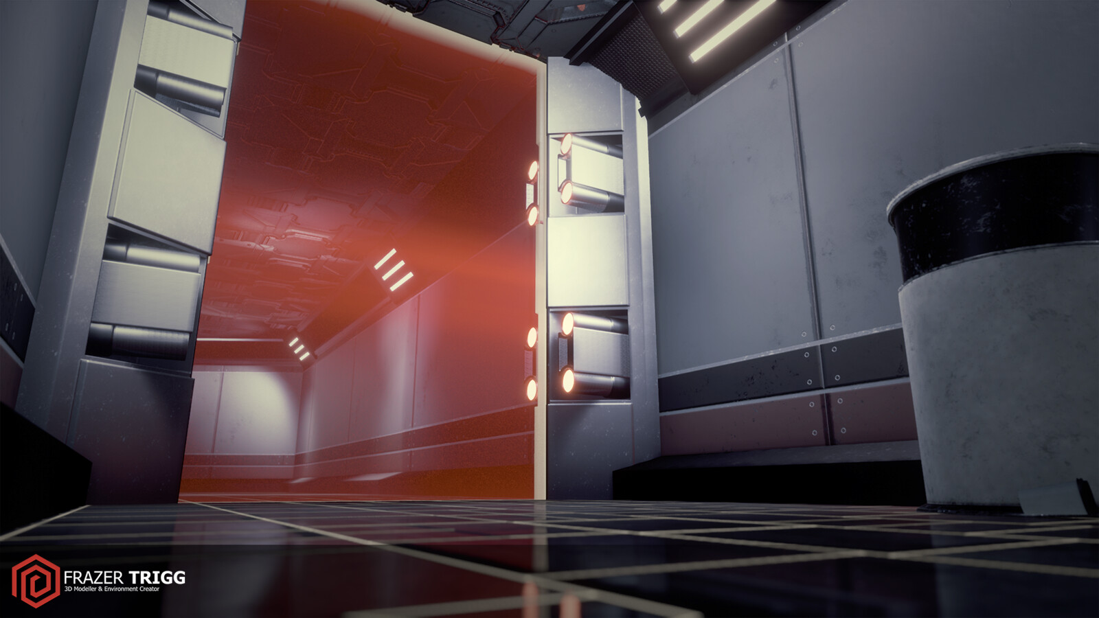 Frazer Trigg - Sci-fi Subway Station