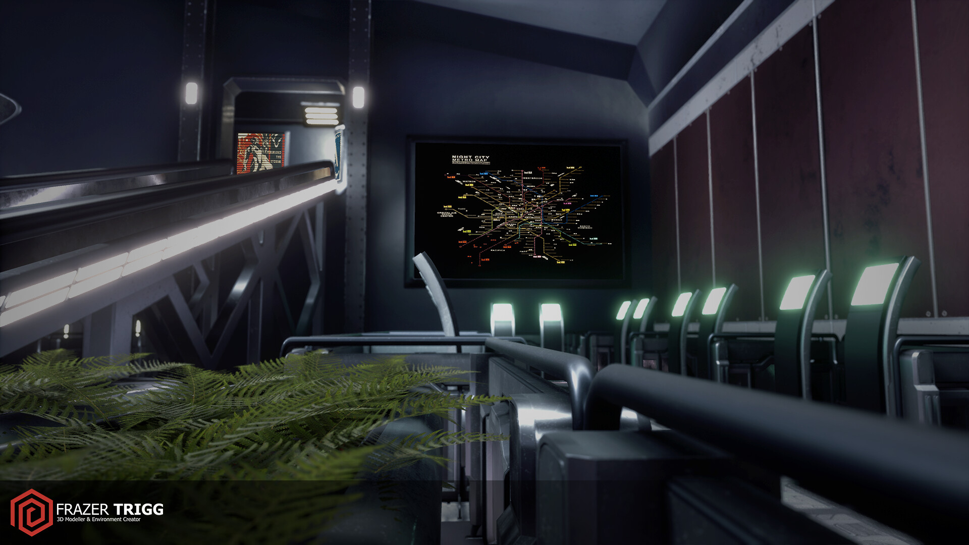 Frazer Trigg - Sci-fi Subway Station