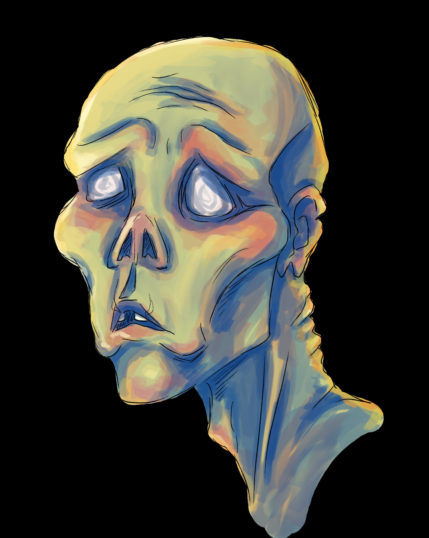 ArtStation - Sad zombie