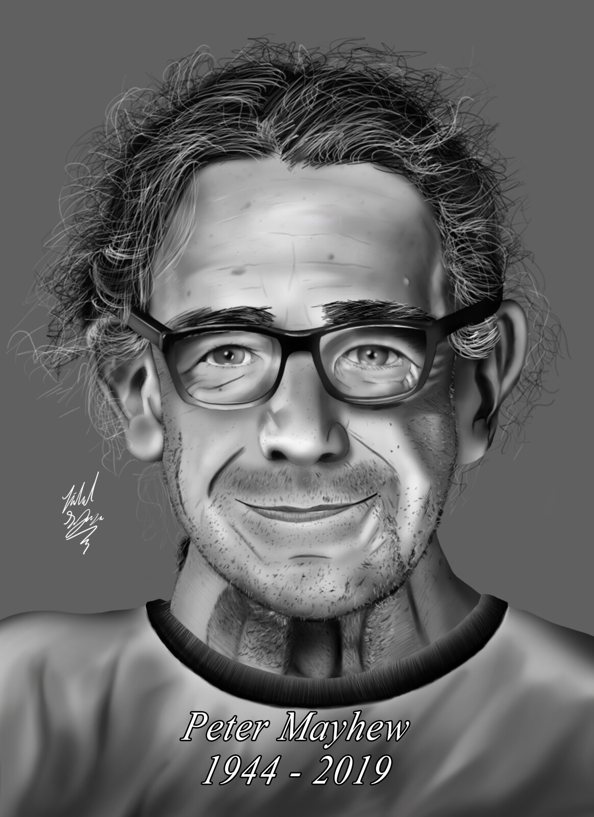 mikes_ workplace - Peter Mayhew