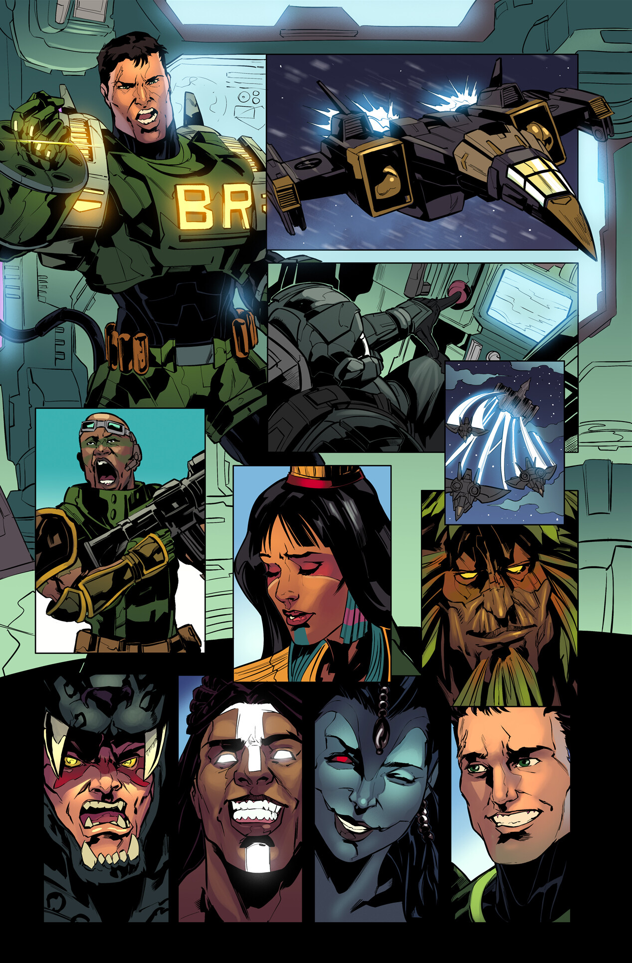 ArtStation - Page Force BR Official Comics #1