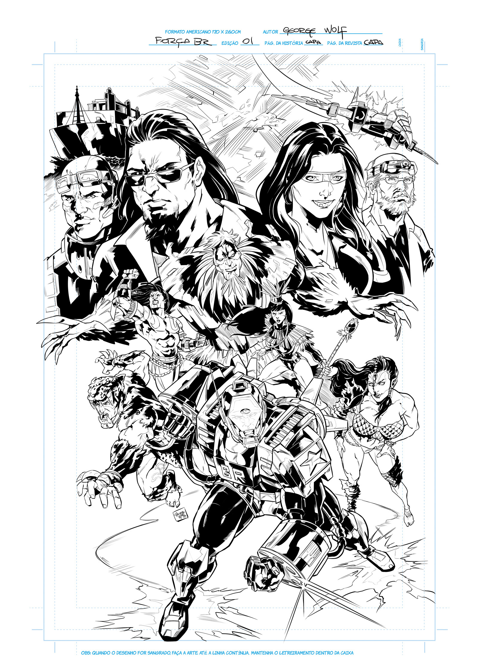 ArtStation - Cover Force BR Official Comics #1