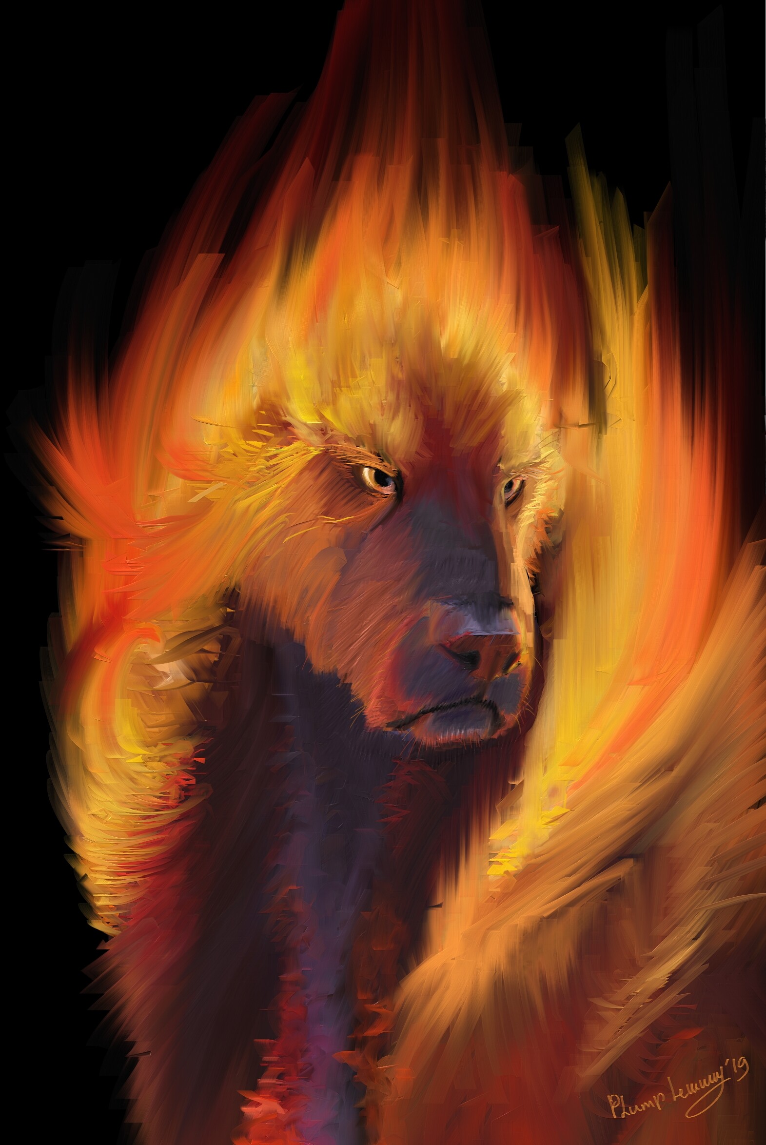 ArtStation - Fire Dog