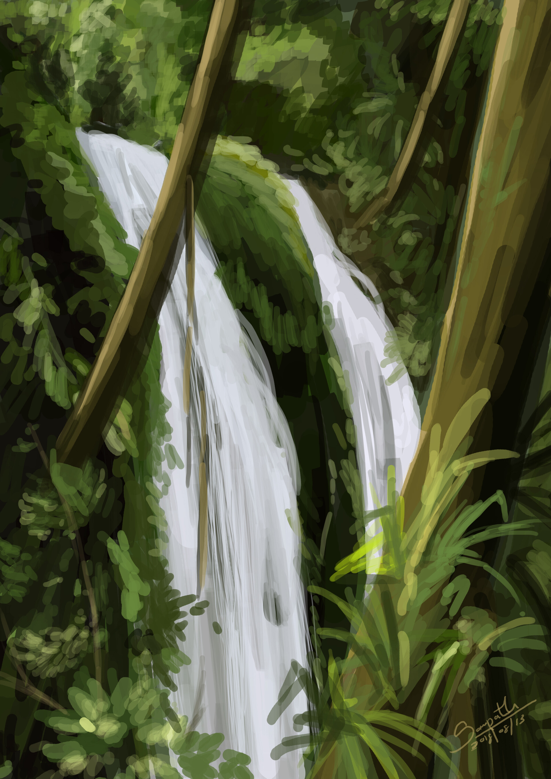 ArtStation - waterfall