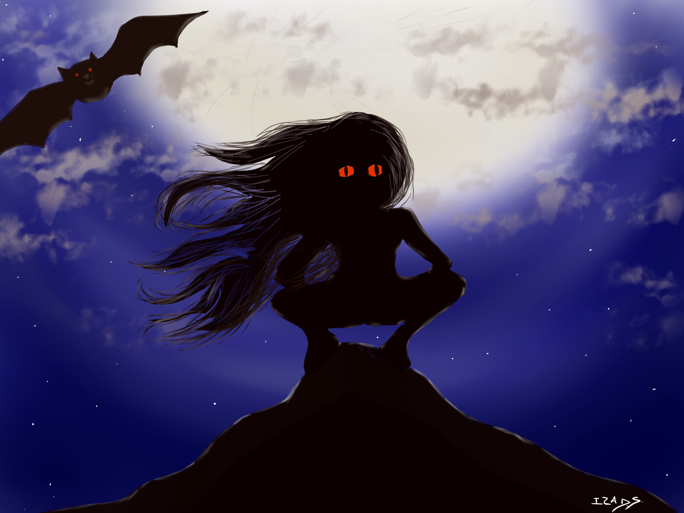 ArtStation - Red eyes