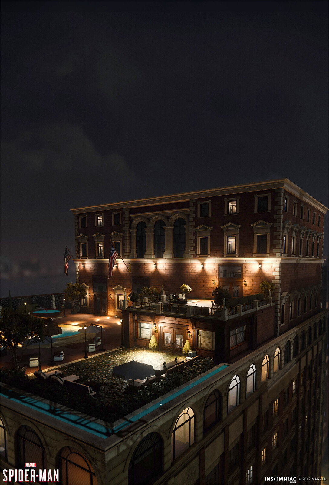 Paul Tran - Marvel's Spider-Man - Upper West Side - Rooftops