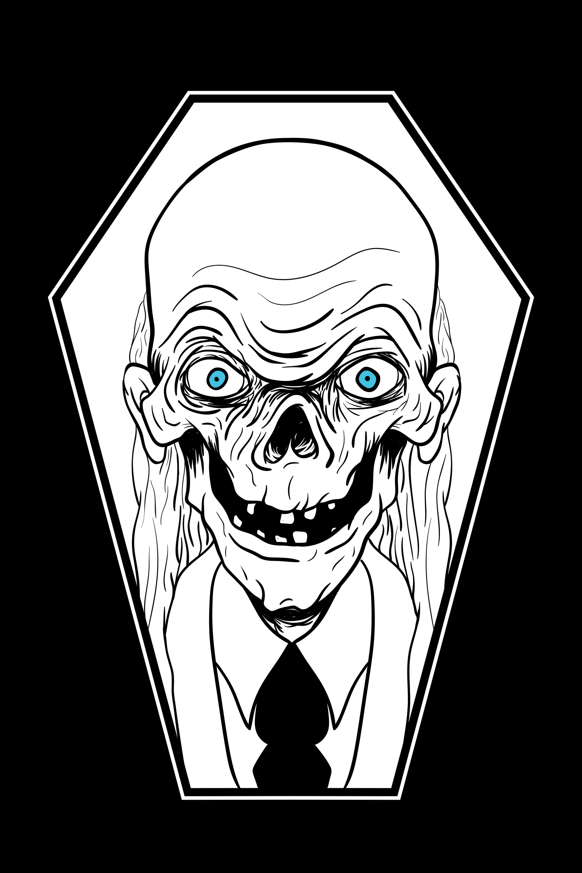 ArtStation - Cryptkeeper Vector Illustration Shirt Design