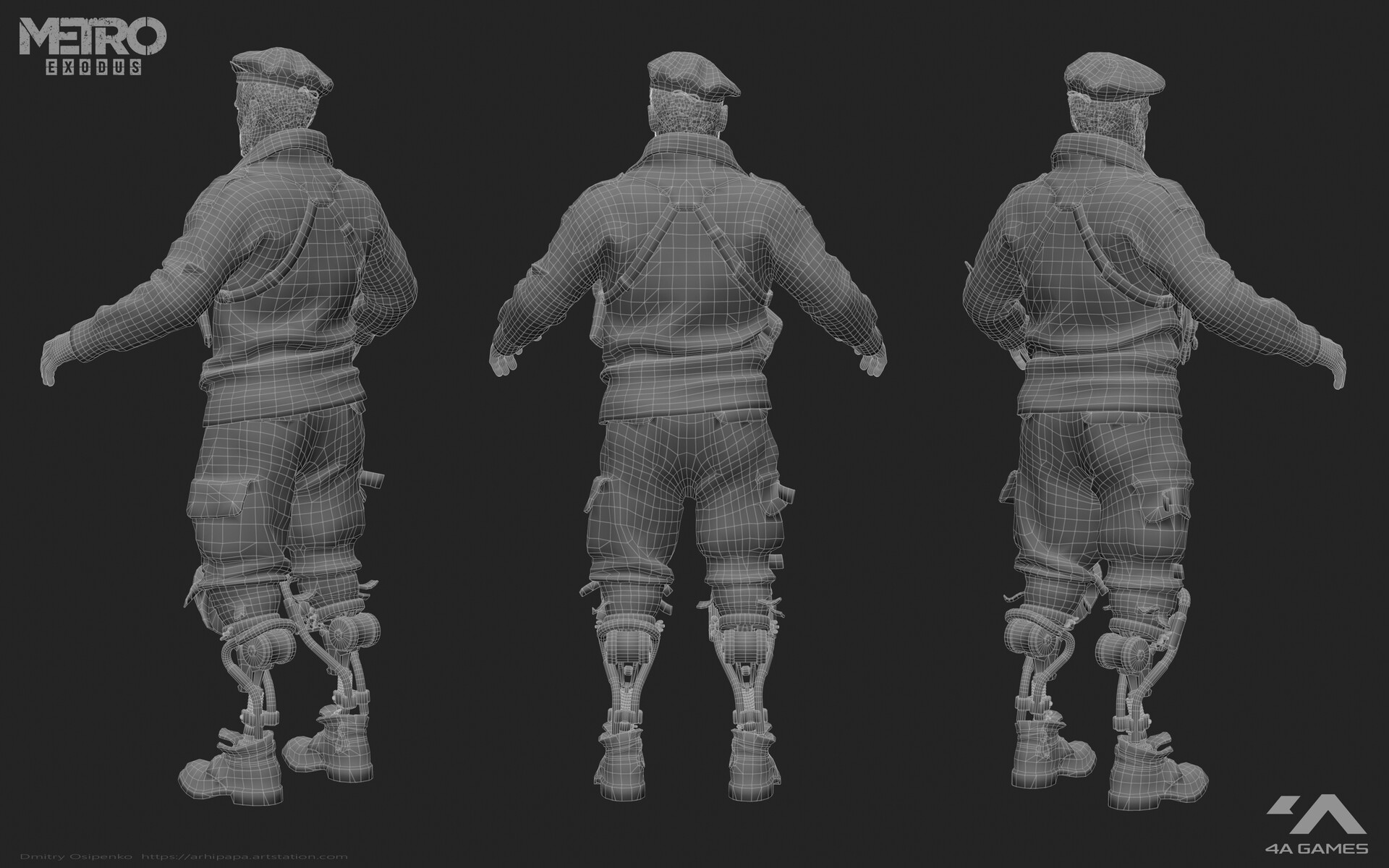 Dmitry Osipenko - Metro Exodus - Colonel Miller. Game model