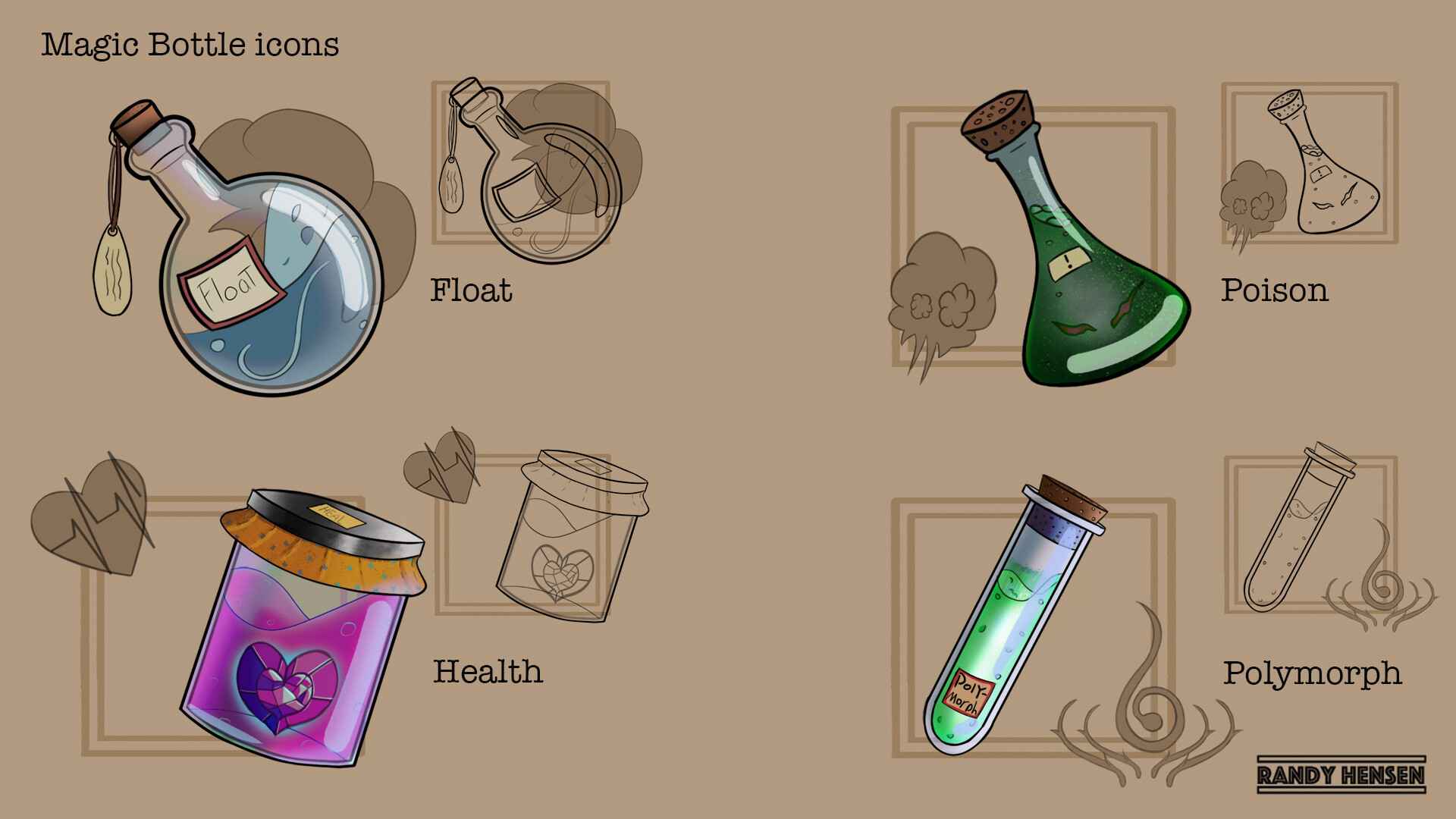 ArtStation - Magic Bottles