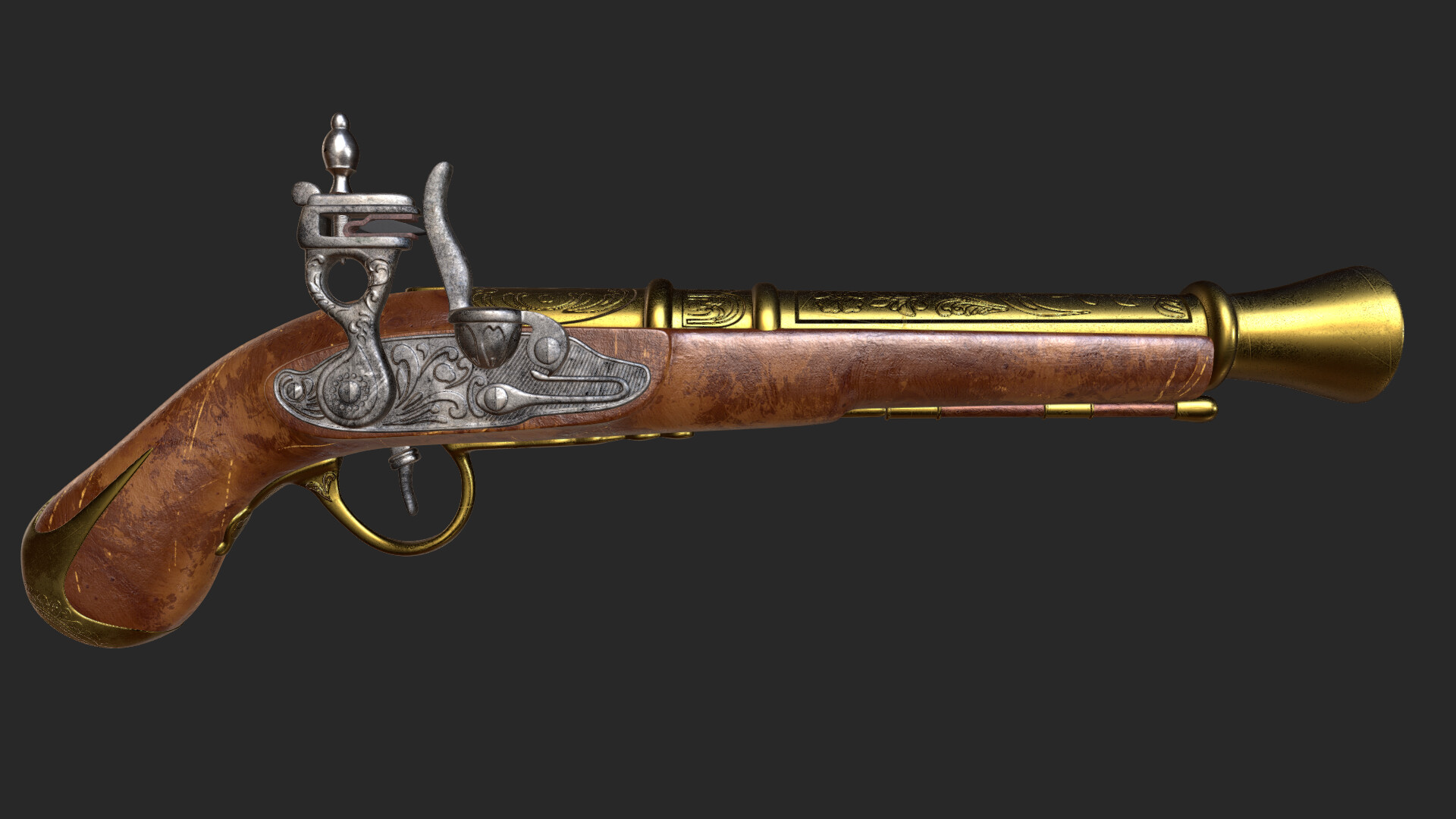 ArtStation - Flintlock Pistol