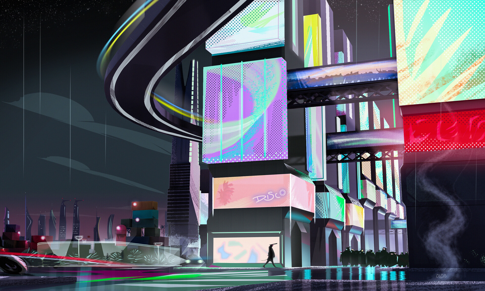 ArtStation - The City at night