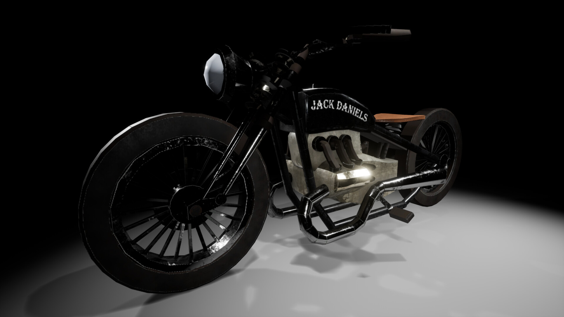 ArtStation - 3D Modelled Motorbike