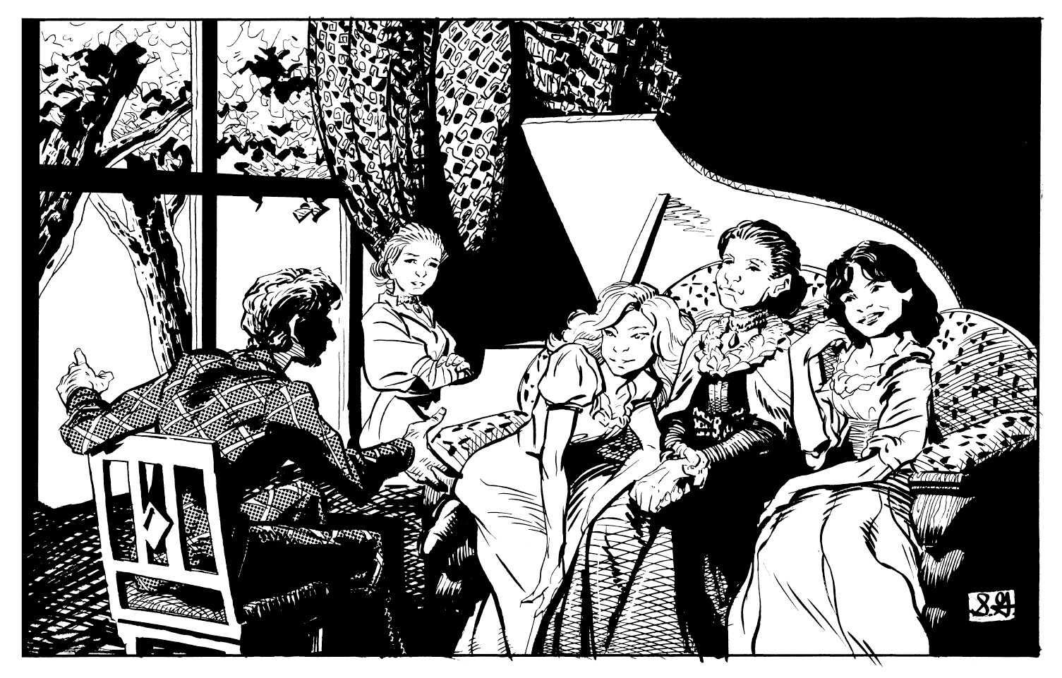 Shane George - Prince Myshkin speaks with Madame Epanchin and her ...