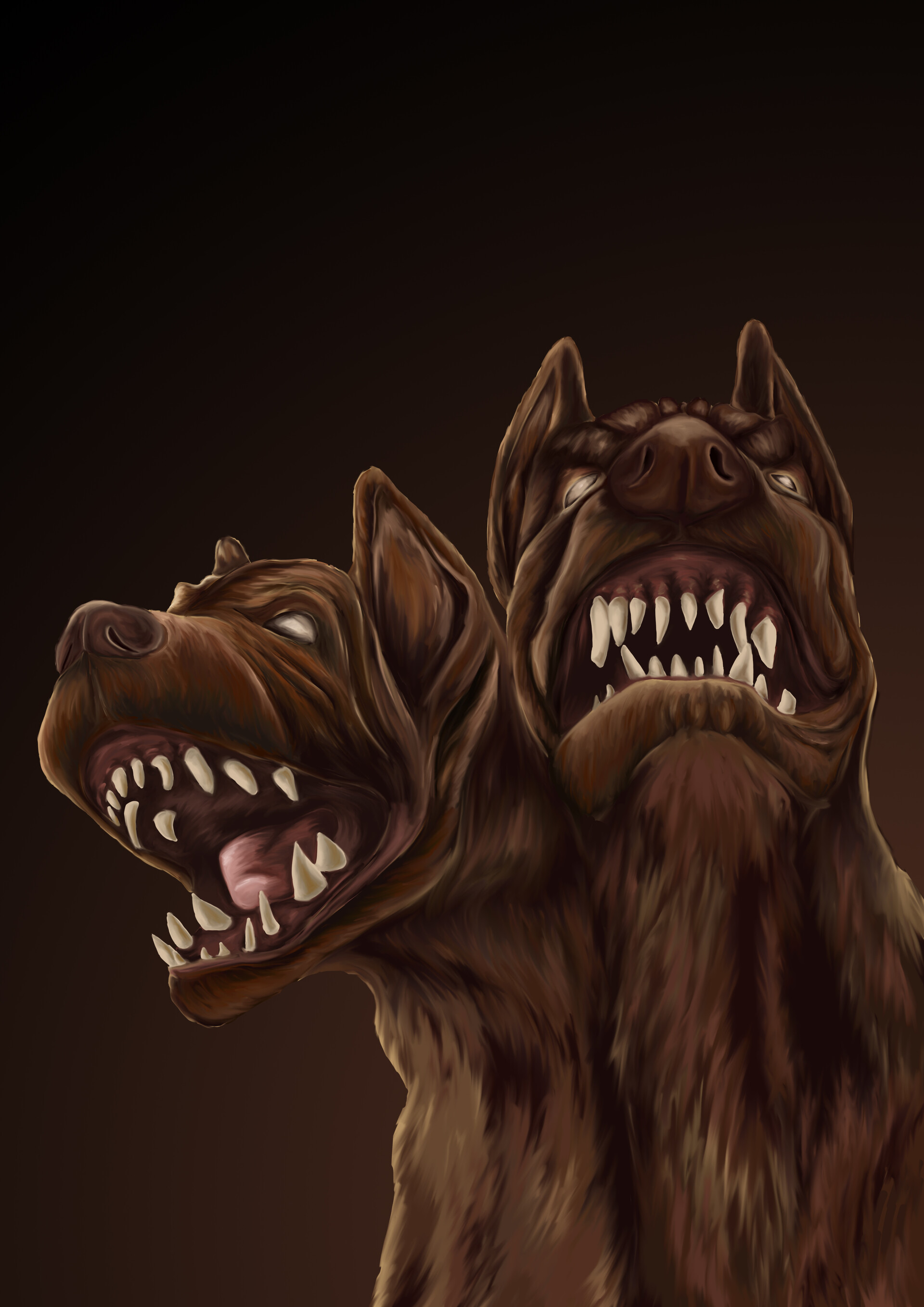 ArtStation - Two Headed Creature.