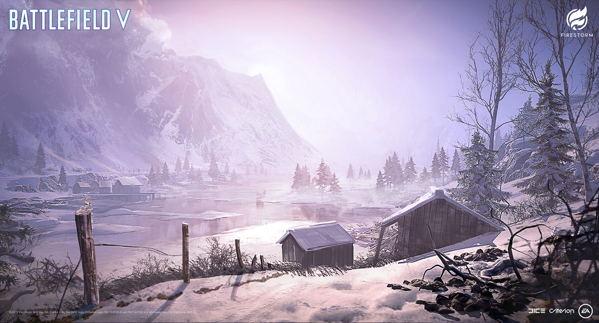 Criterion Games - BATTLEFIELD V: FIRESTORM - Snow Biome - Environment Art