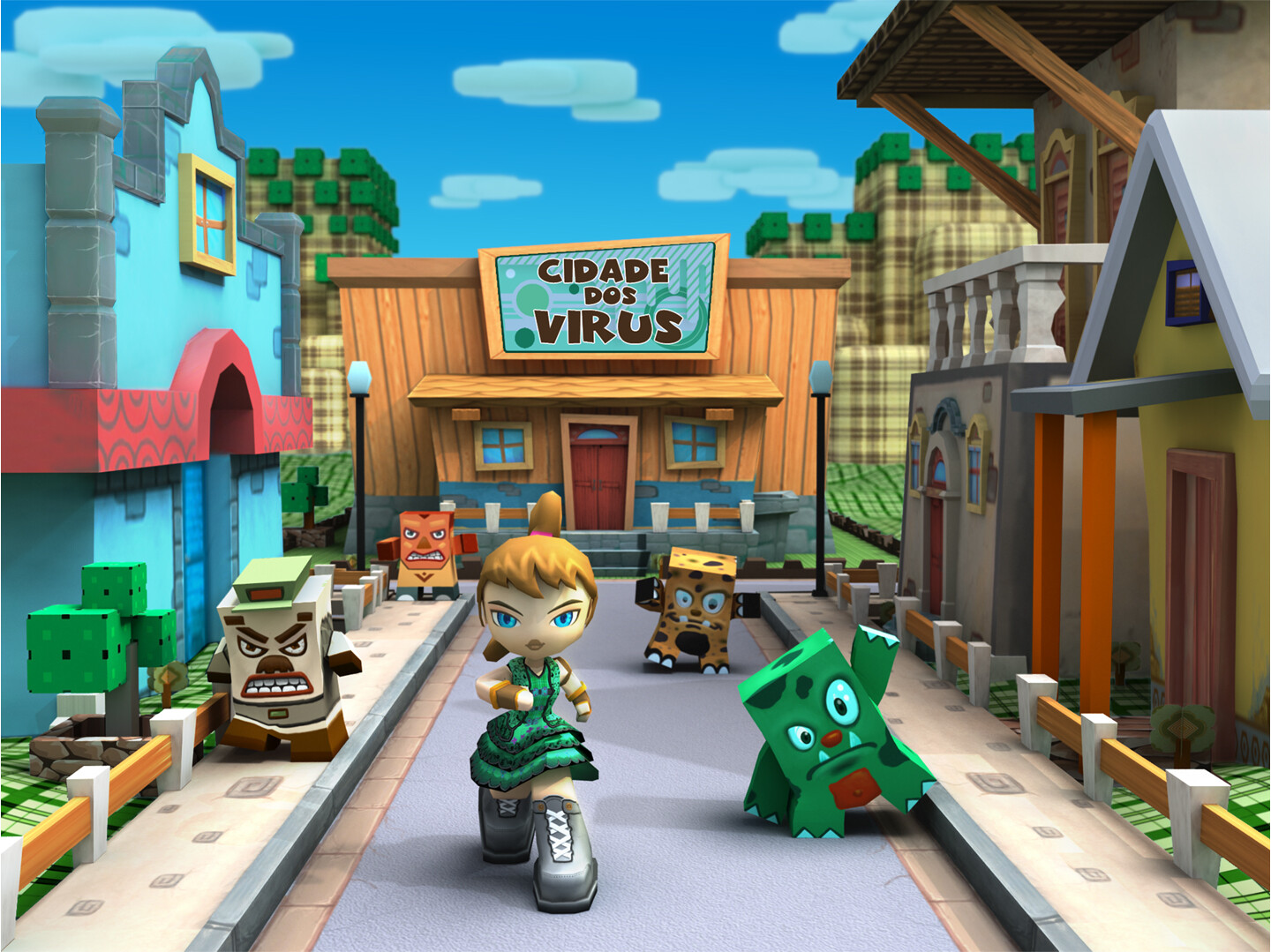 ArtStation - Virus city