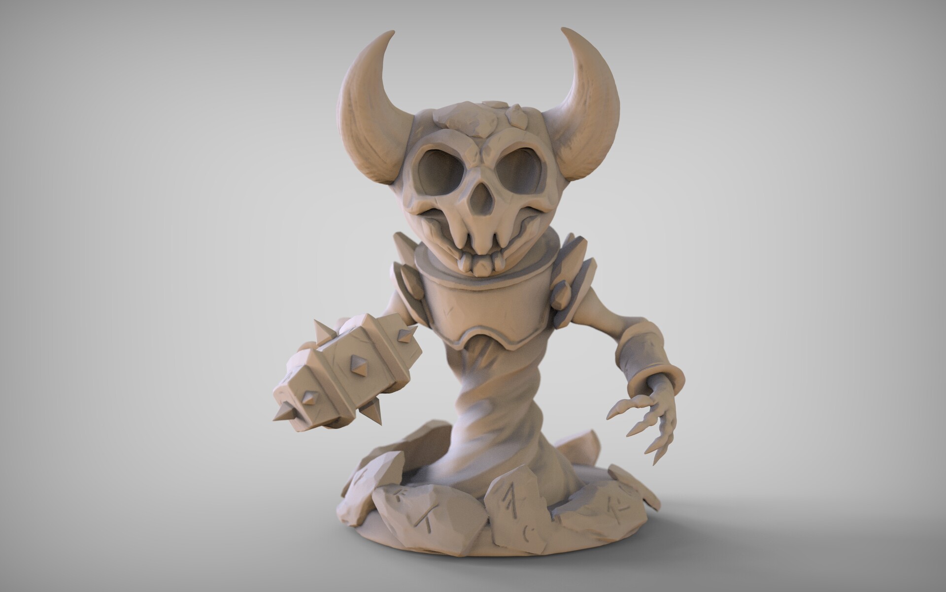 ArtStation - Lil'Ragnaros Fanart Sculpt Rev2