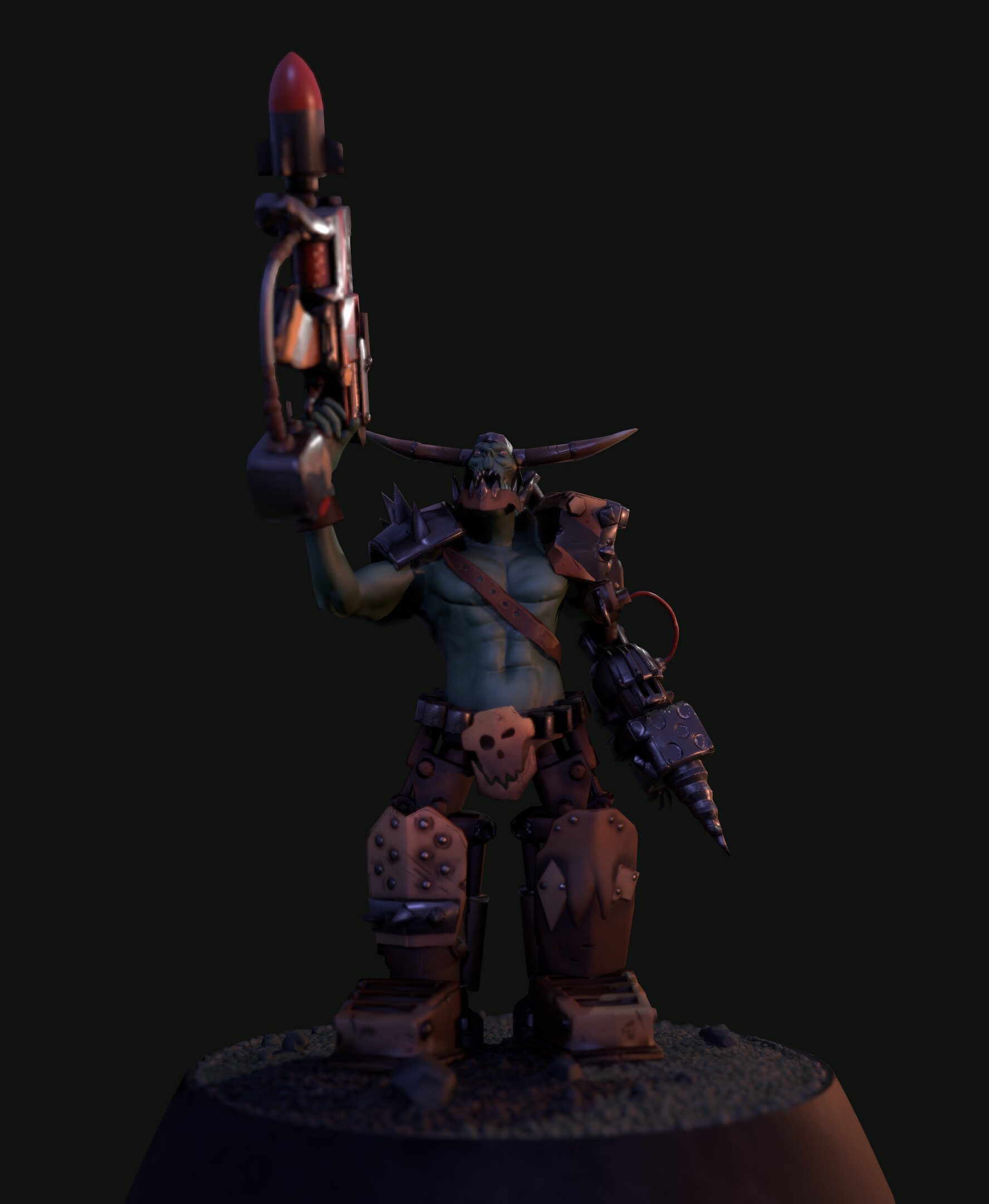 ArtStation - Warhammer 40 k orc