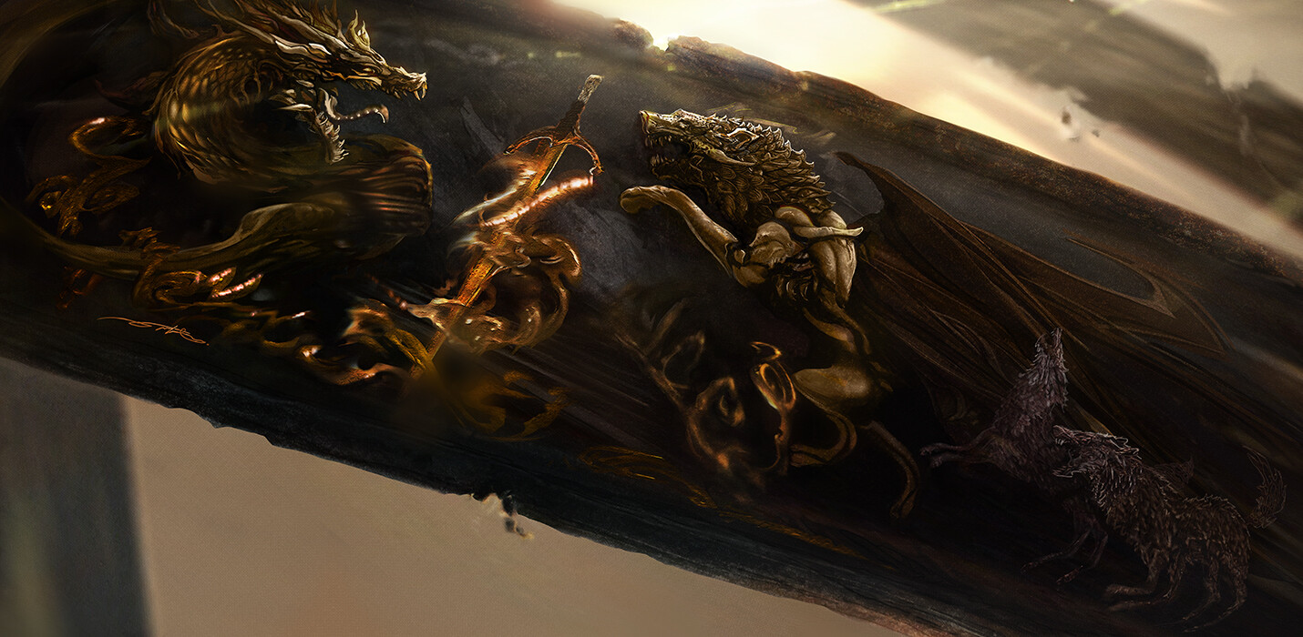 ArtStation - Fire Can Not Kill A Dragon