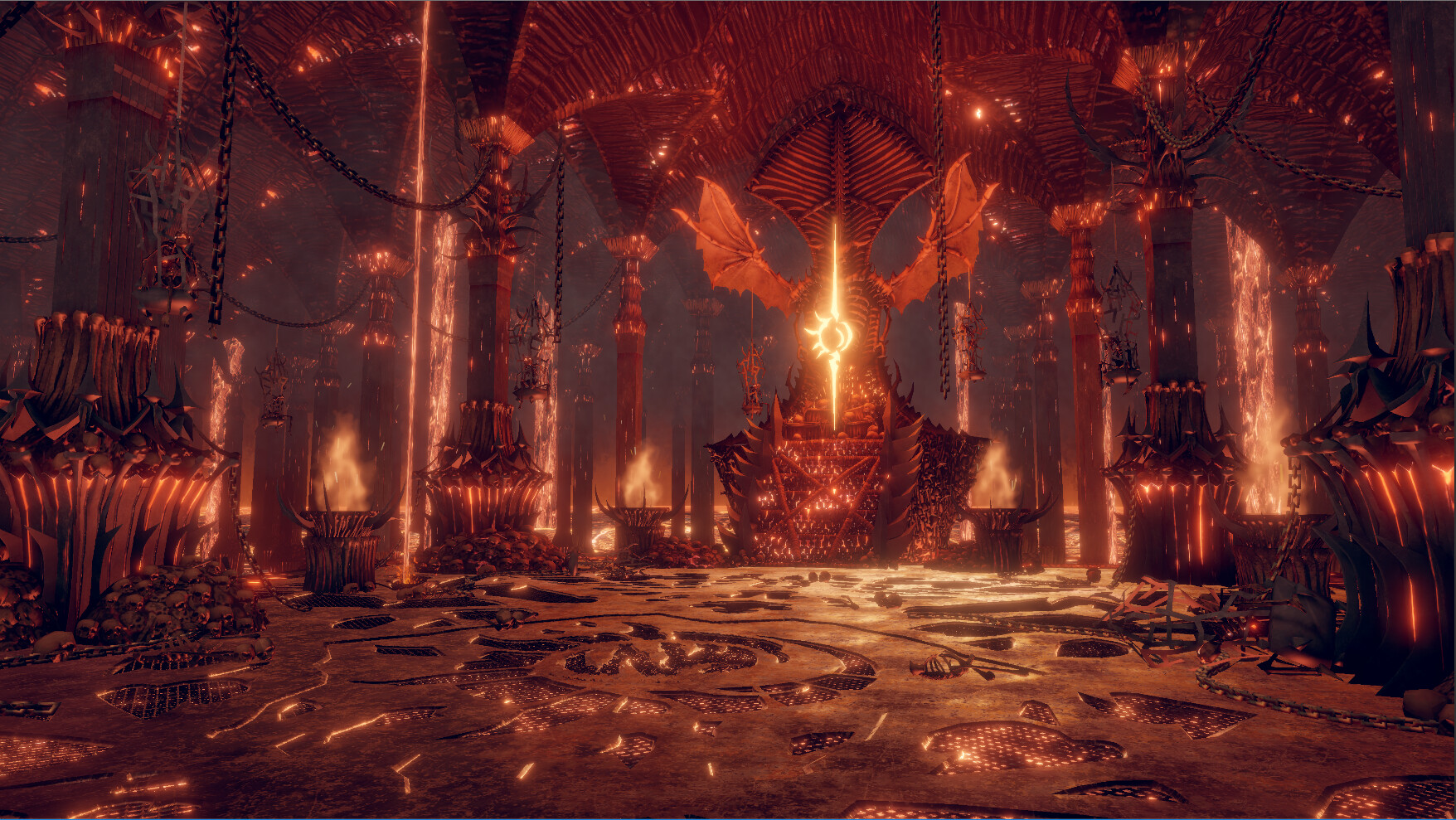 ArtStation - INVICTUS : Lost Soul hell scene lighting and shader