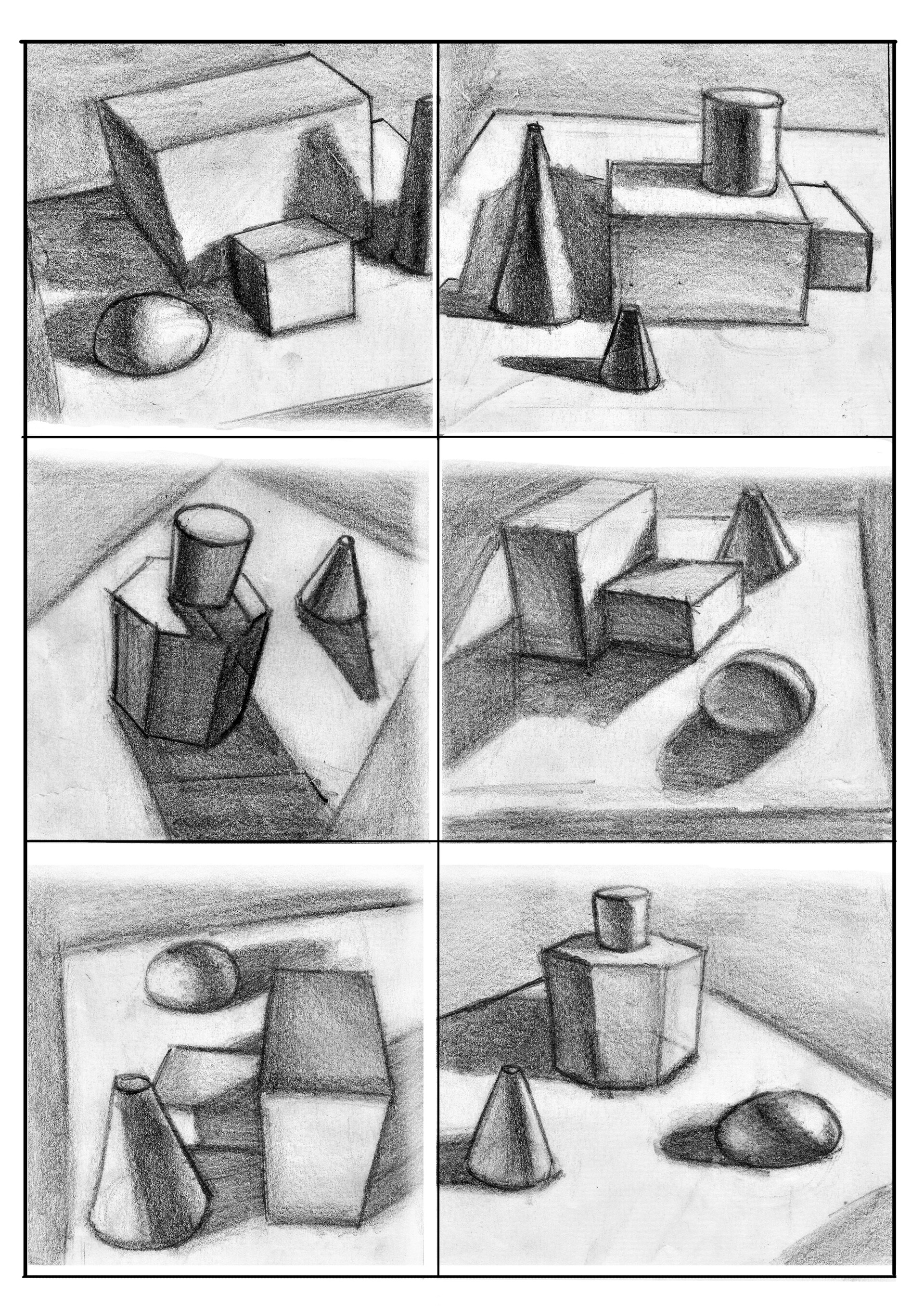 ArtStation - Light and shadows study