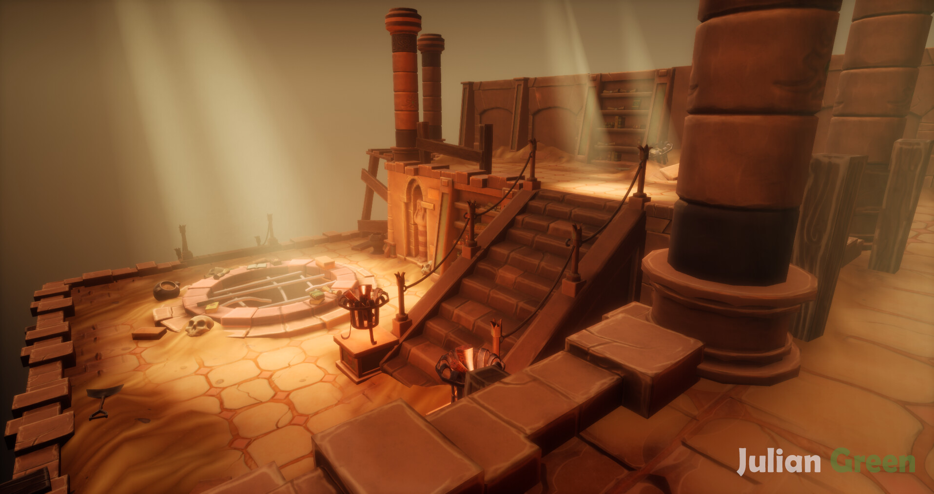 Julian Green - Environment Artist - Desert Dungeon Modular Kit