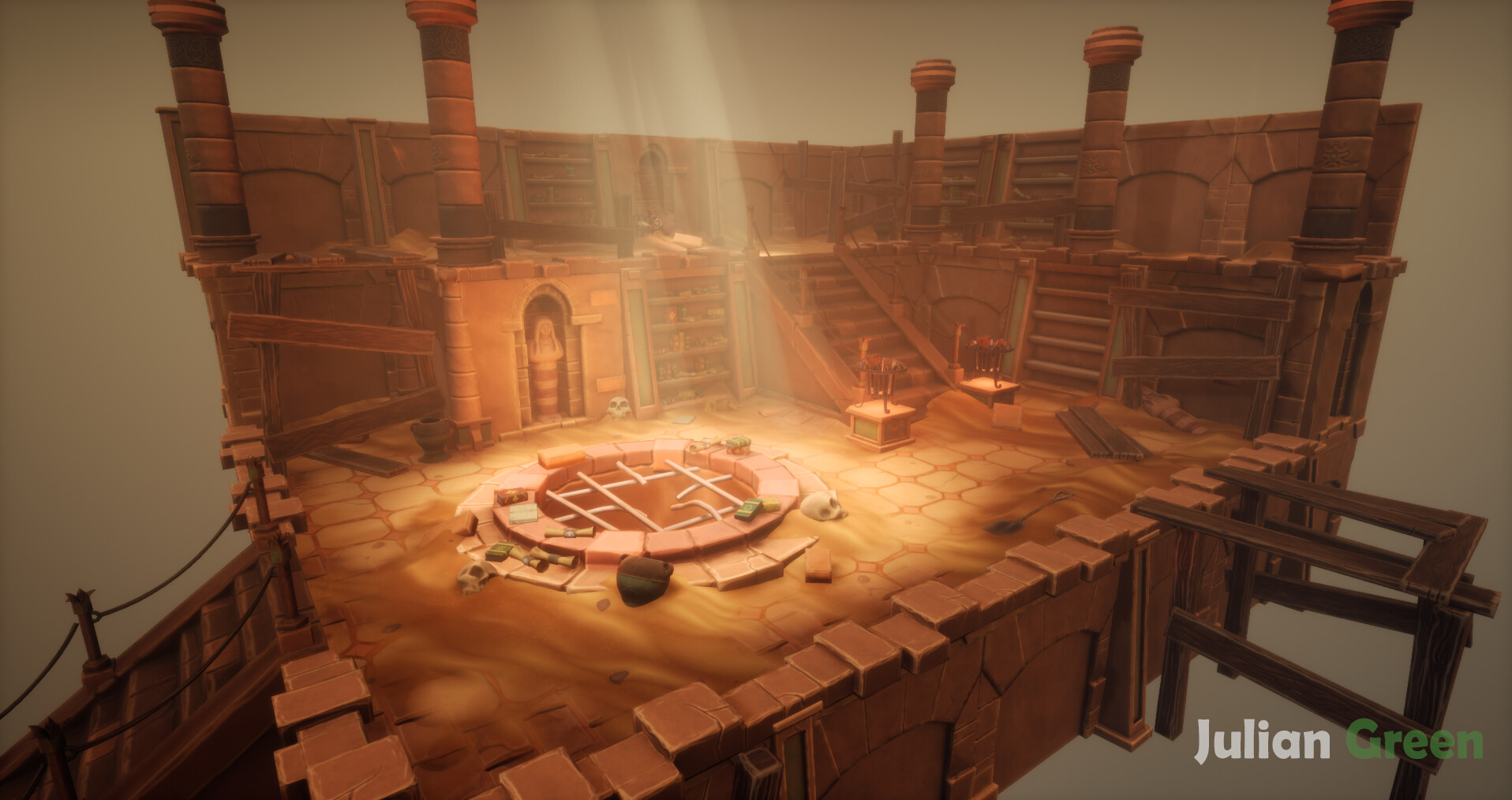 Julian Green - Desert Dungeon Modular Kit