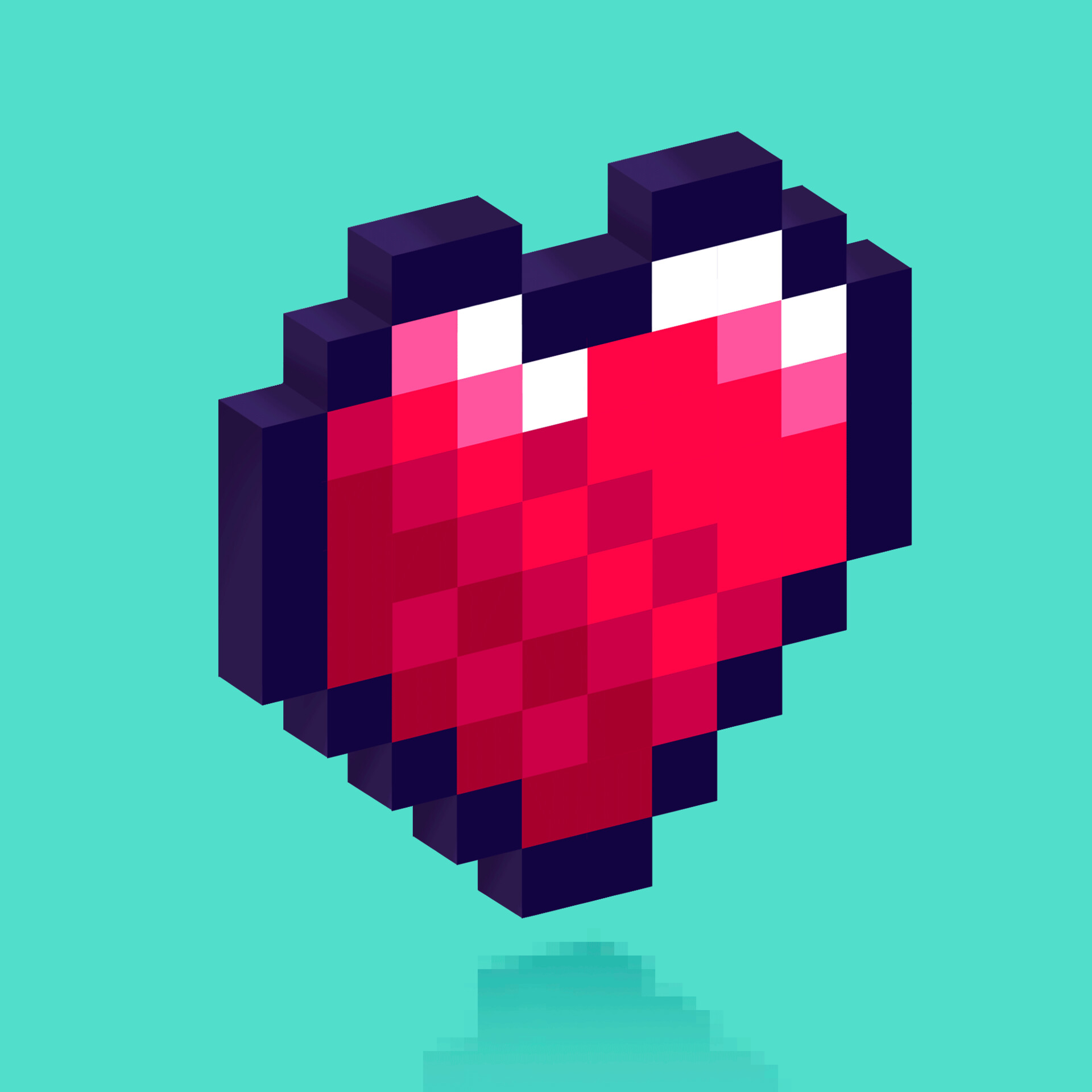 ArtStation - Pixel hearts
