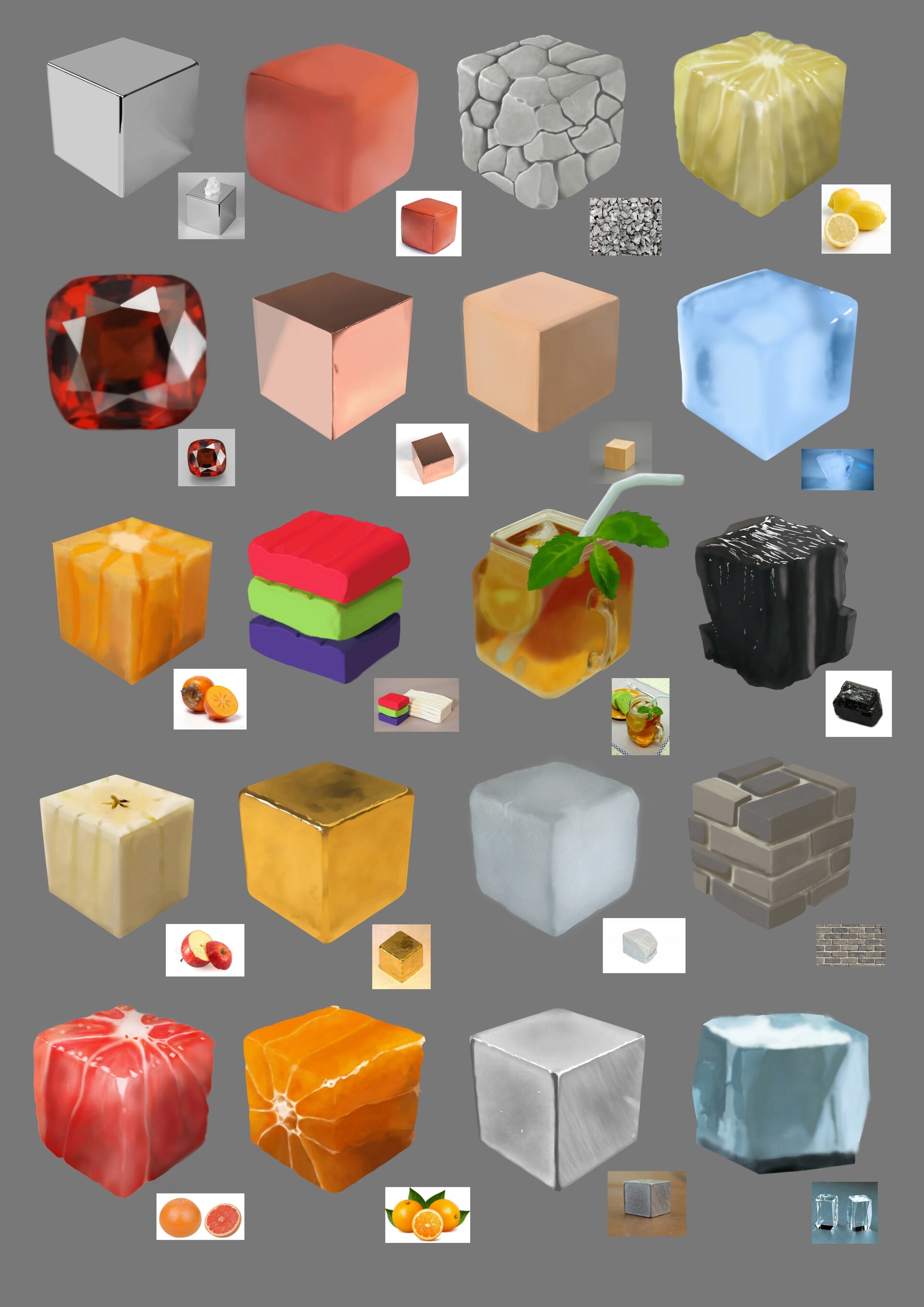 ArtStation - Material Study