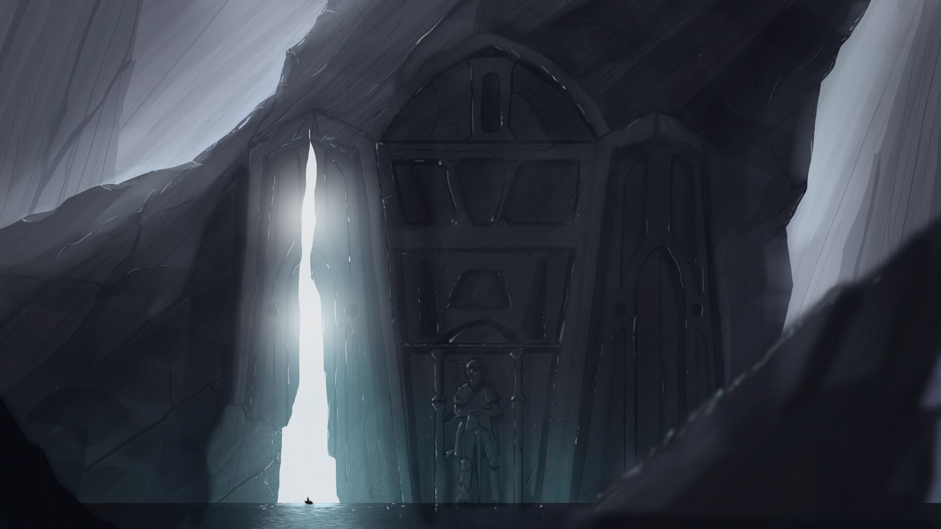 ArtStation - Concept Art - Stone Door