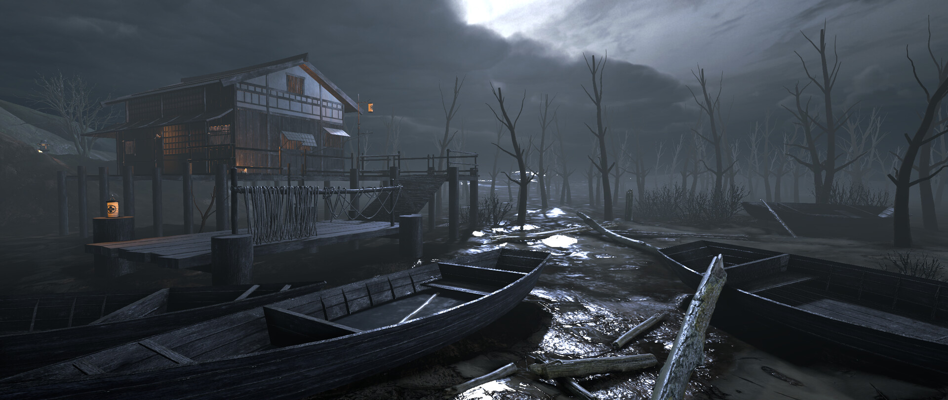 ArtStation - Japanese Dock - Real Time