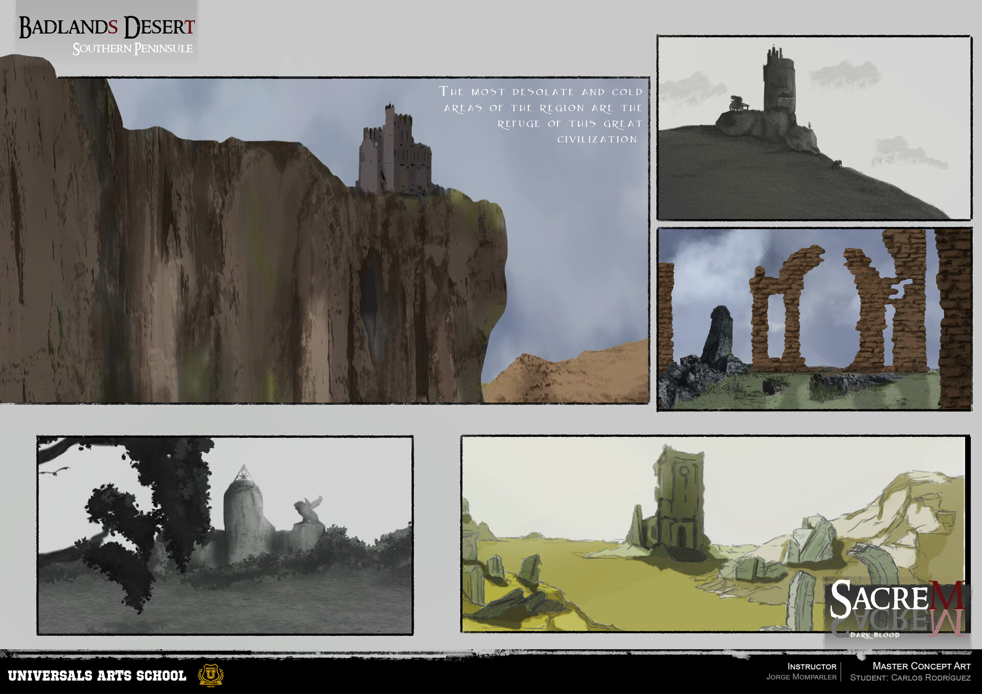 ArtStation - Badlands Desert