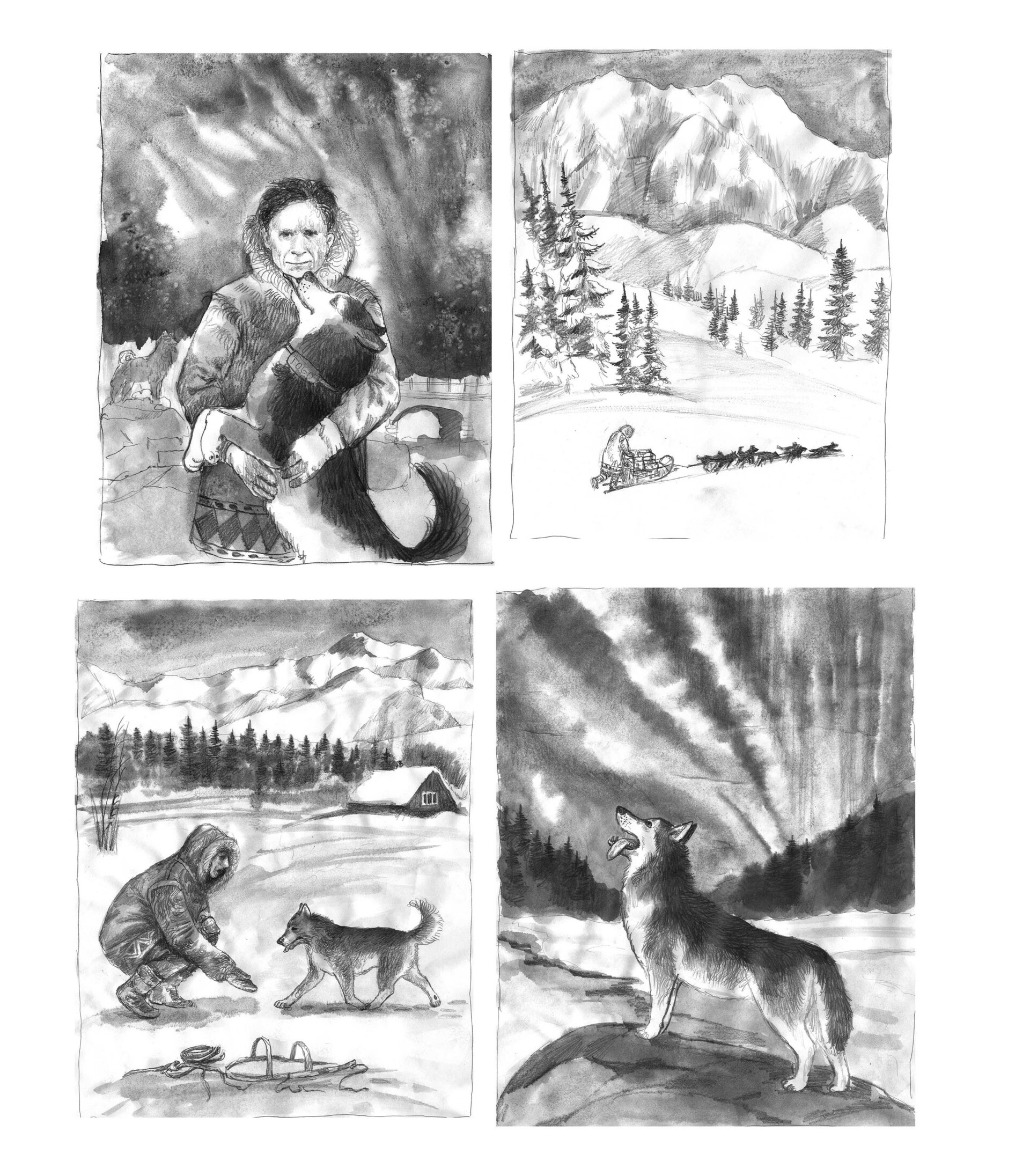 ArtStation - Sketch and original to the story of the legendary TOGO