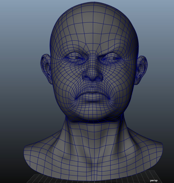 Thomas Vijge - Face rig with blendshapes