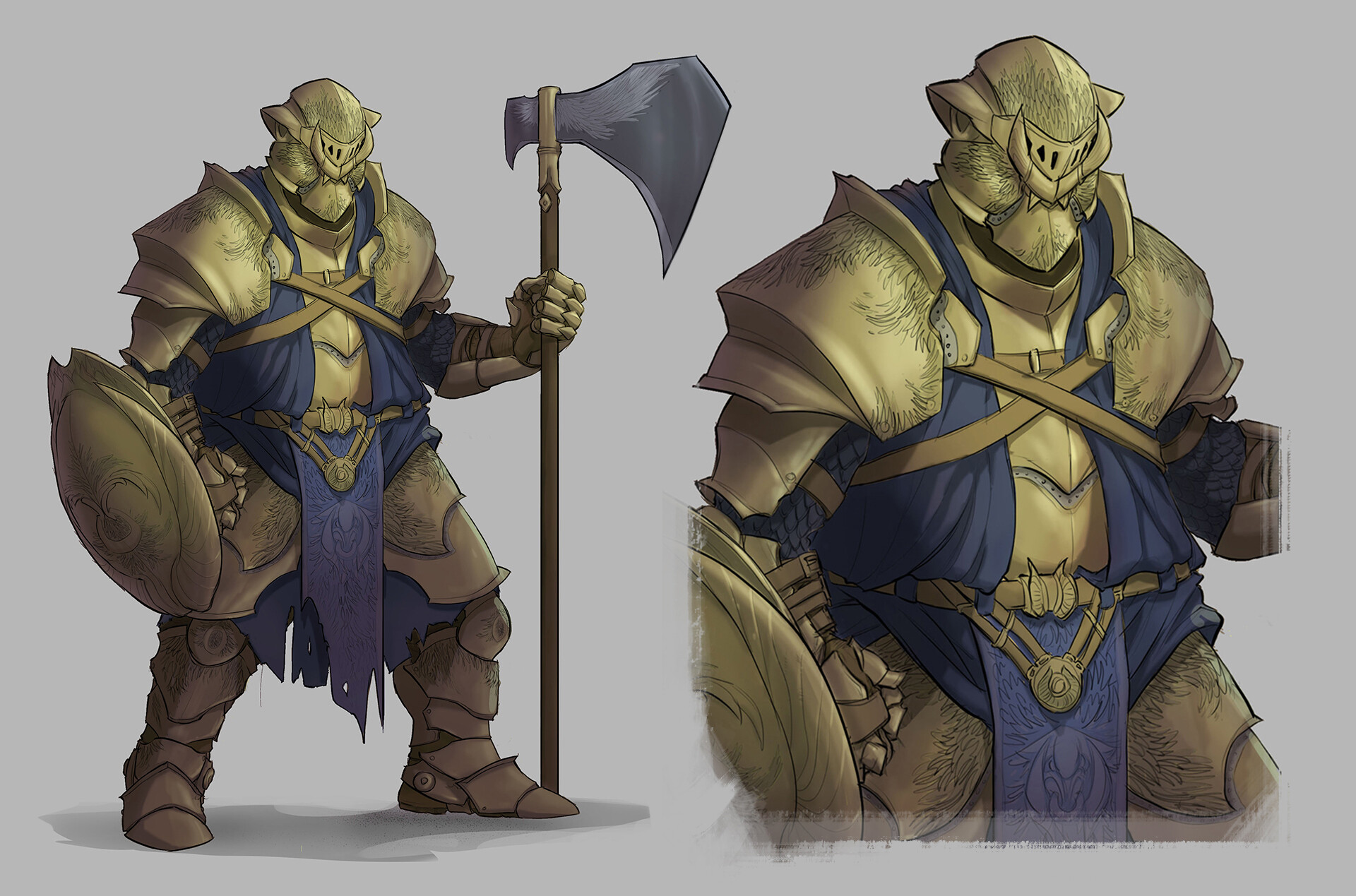 ArtStation - Wild boar armor