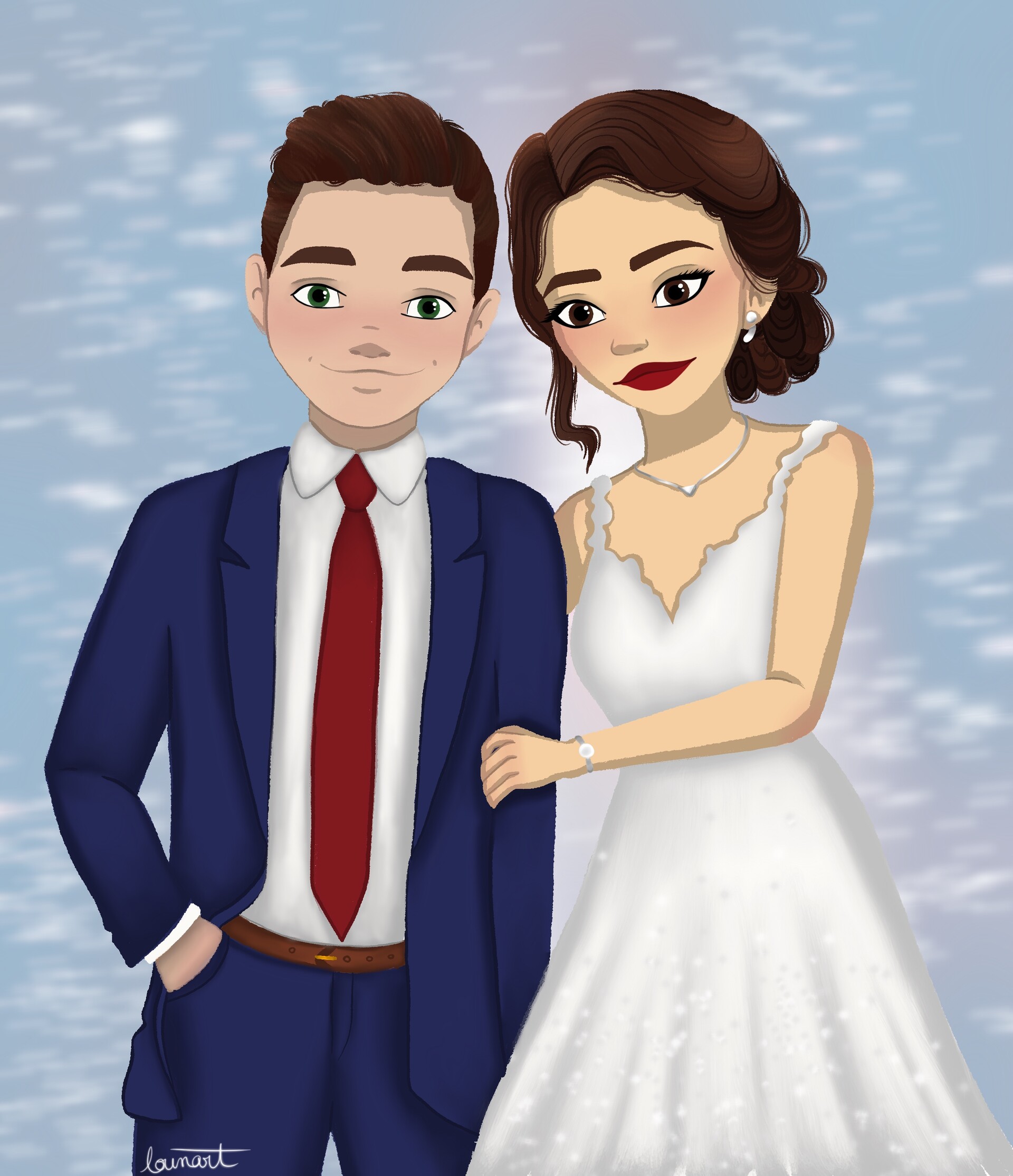 ArtStation - Wedding day 👰🏻🤵🏻