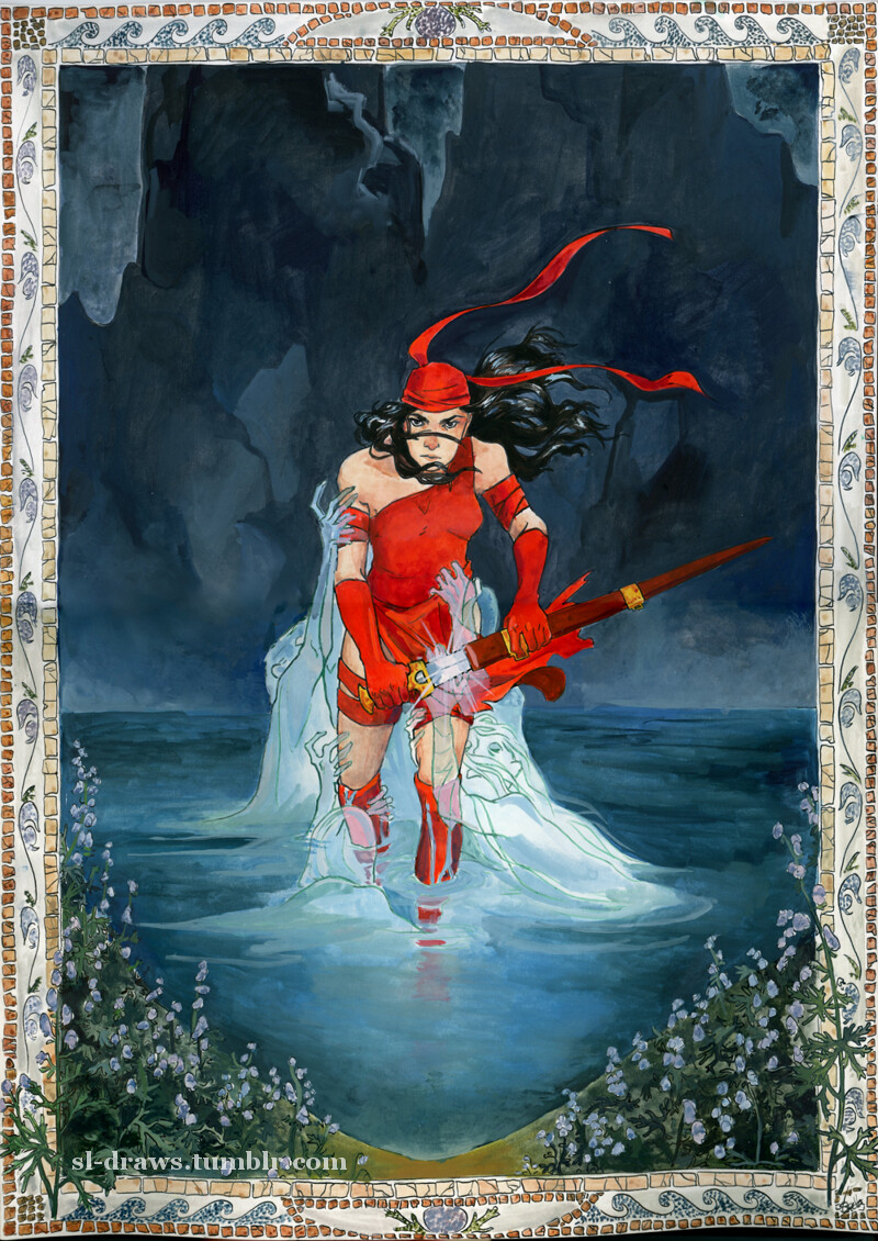 ArtStation - Elektra - Commission