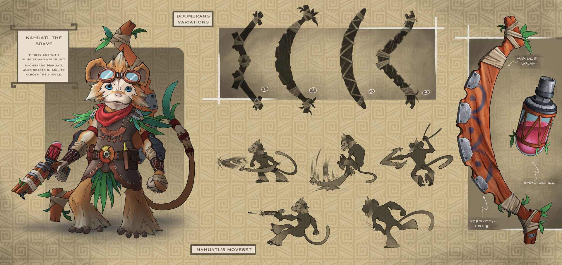 ArtStation - Mayan Monkey Hero