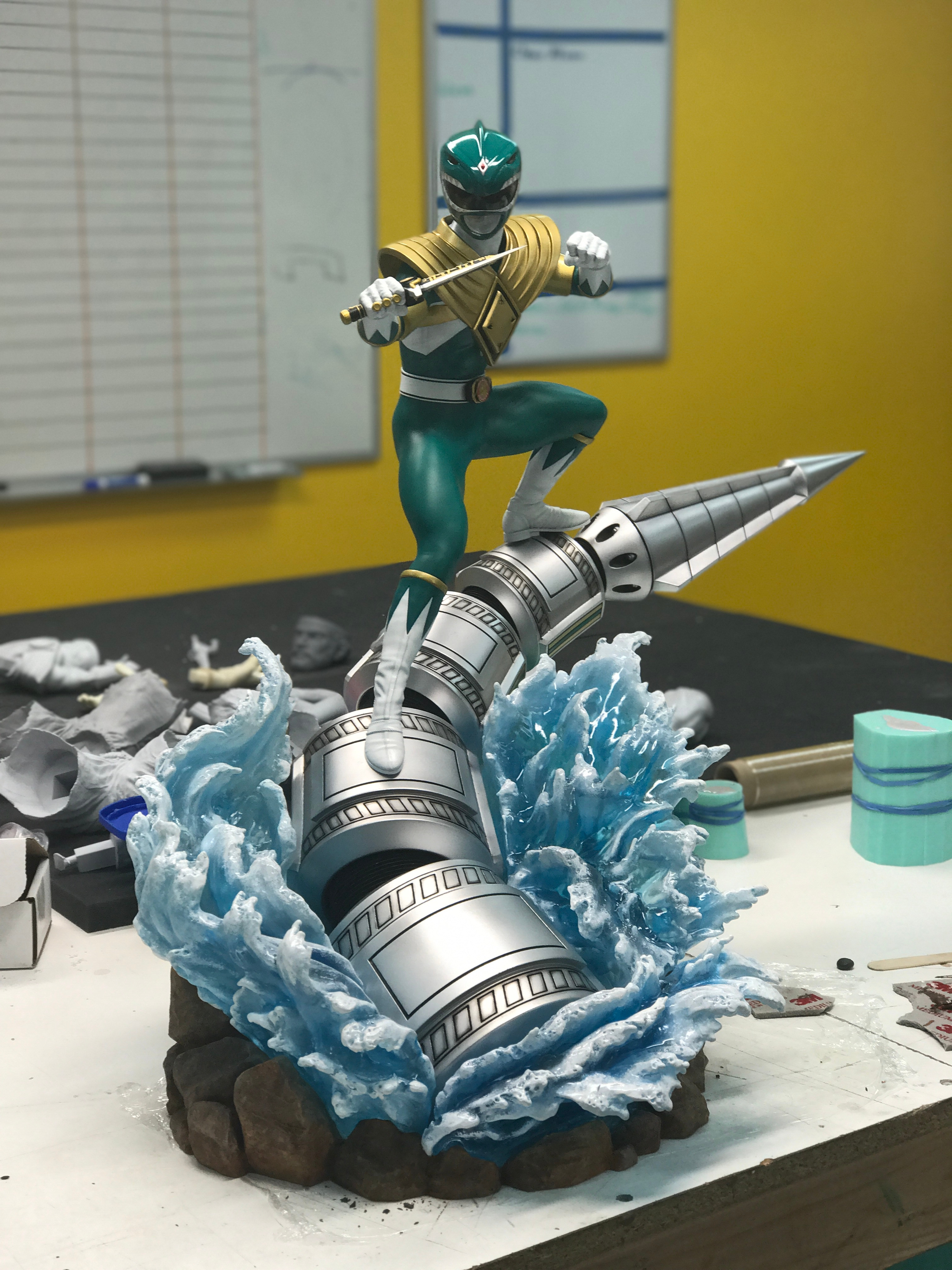 Justin McMillan - PCS Green Ranger Statue