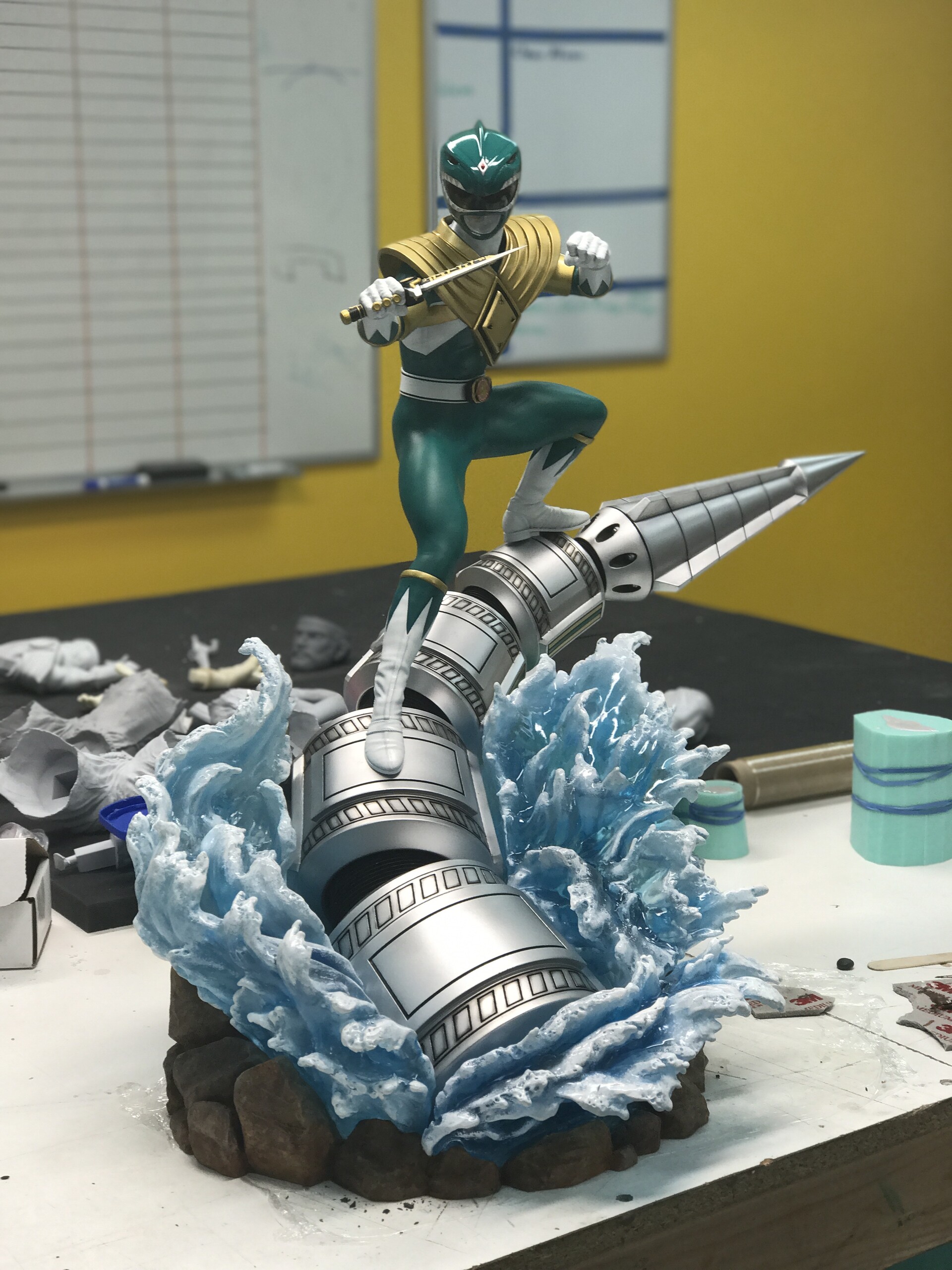 Justin McMillan - PCS Green Ranger Statue