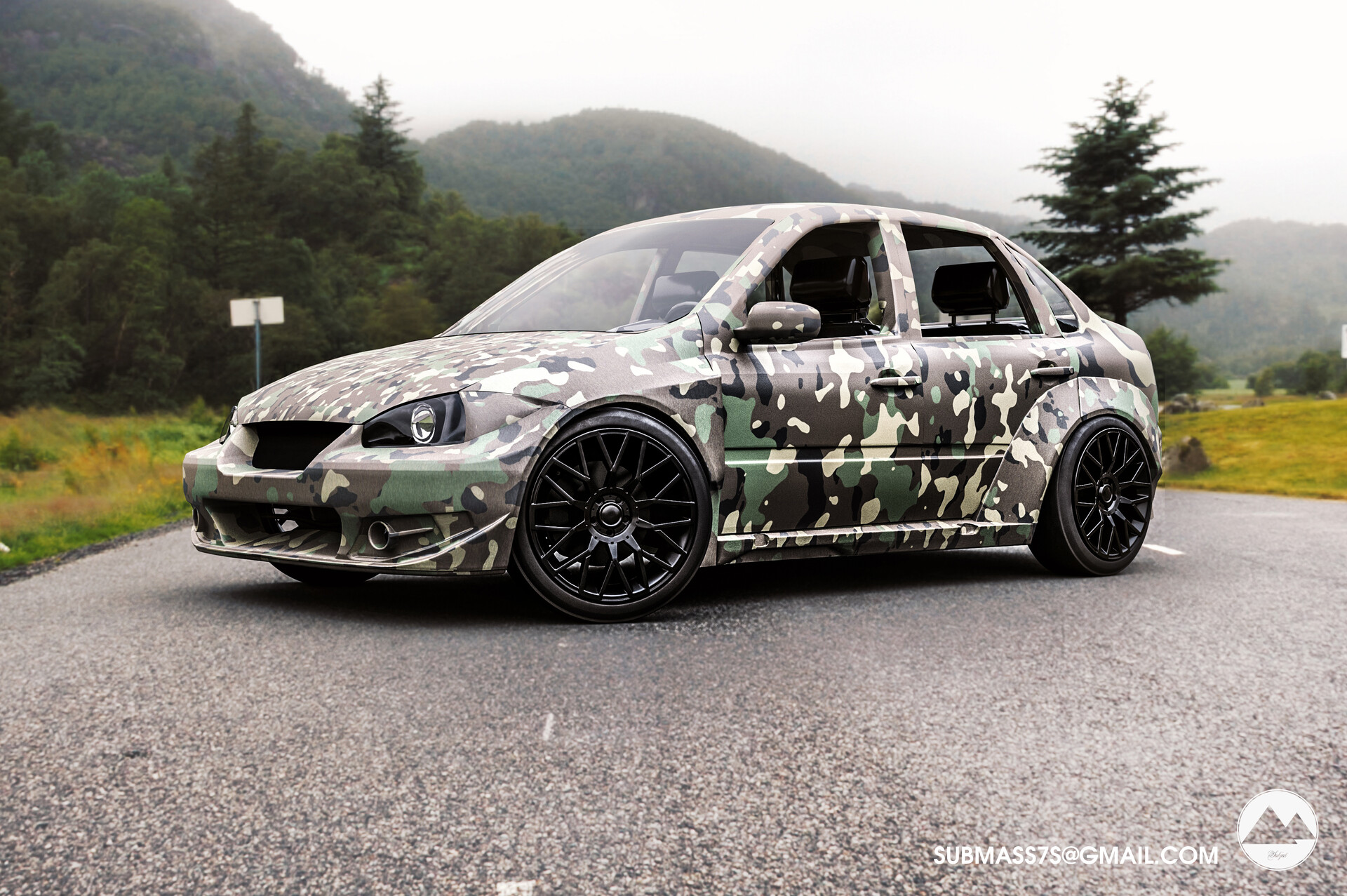 ArtStation - Body kit LADA Kalina Mk1 S1600