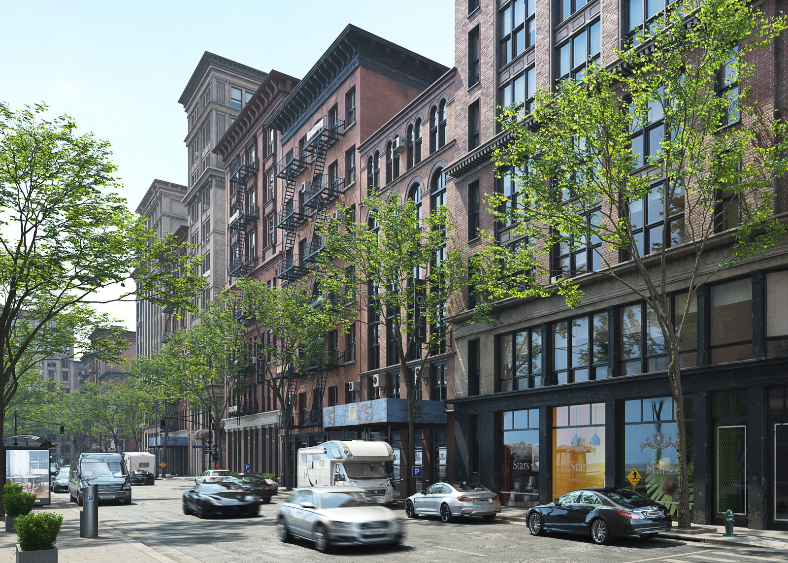 Evermotion Studio - New York Style Buildings - Archmodels vol. 215