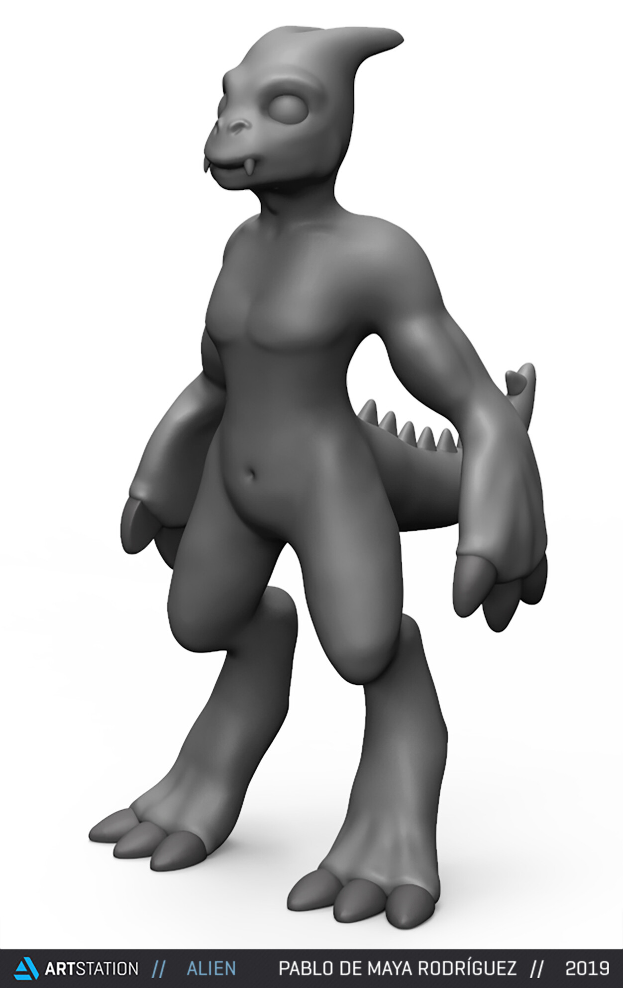 ArtStation - Alien - School project