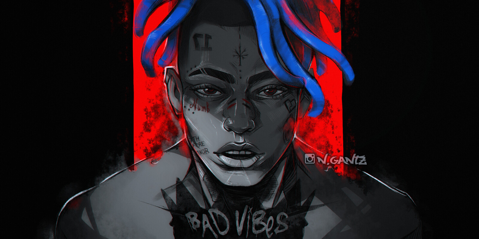 Adam N Gantz Xxxtentacion Cover Art