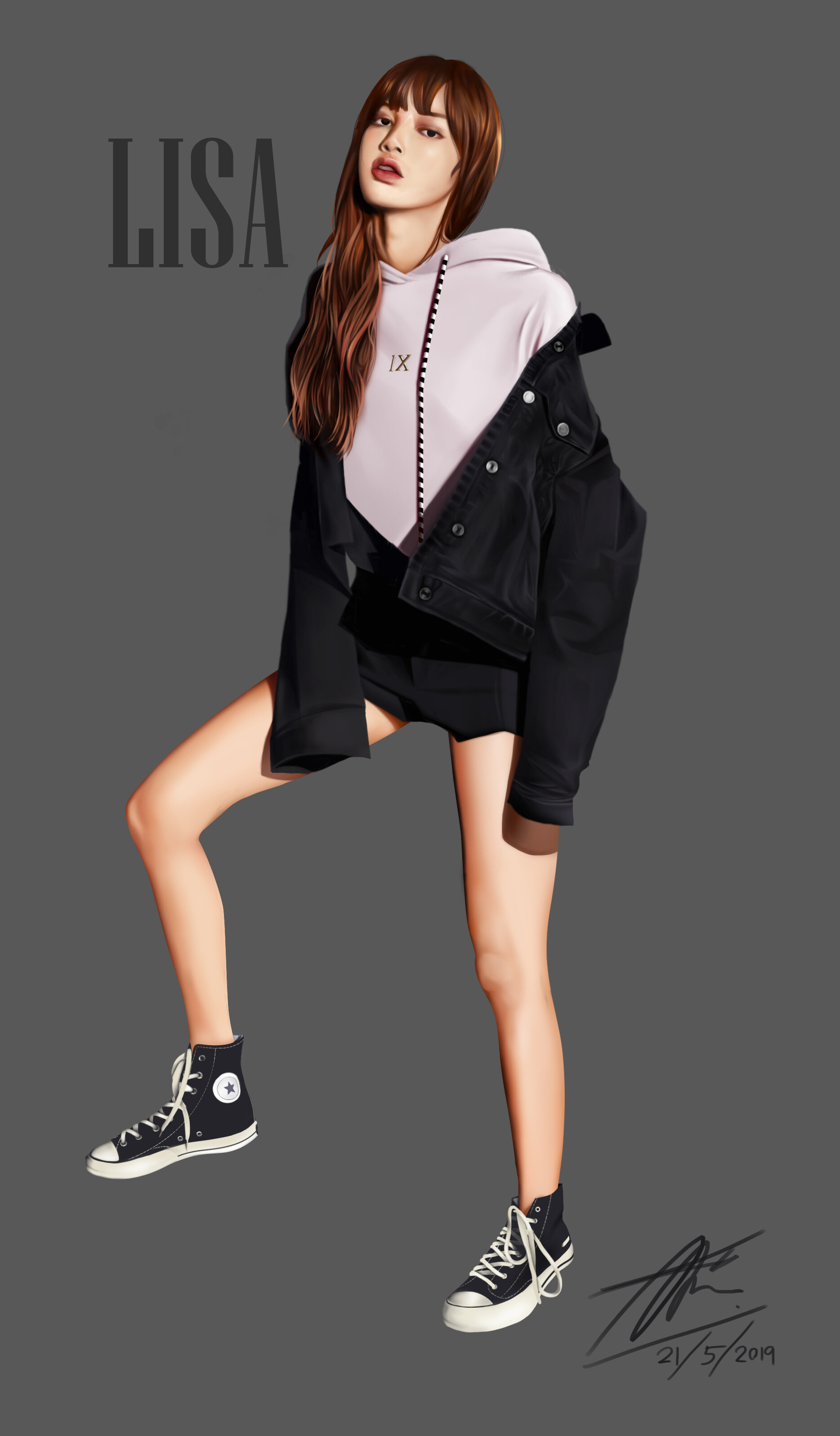 ArtStation - Fan art Lisa - Blackpink!!!