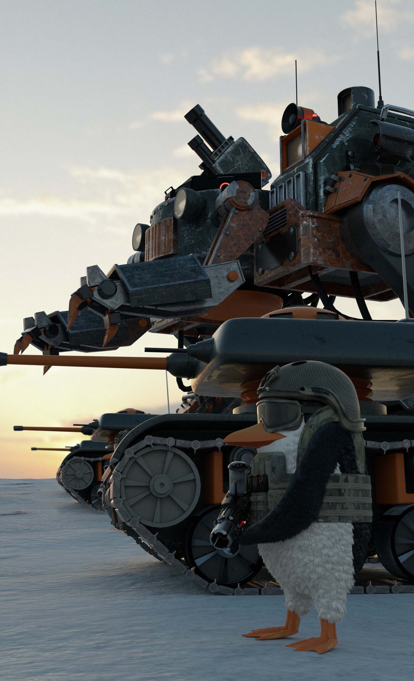 ArtStation - Penguin Army-4